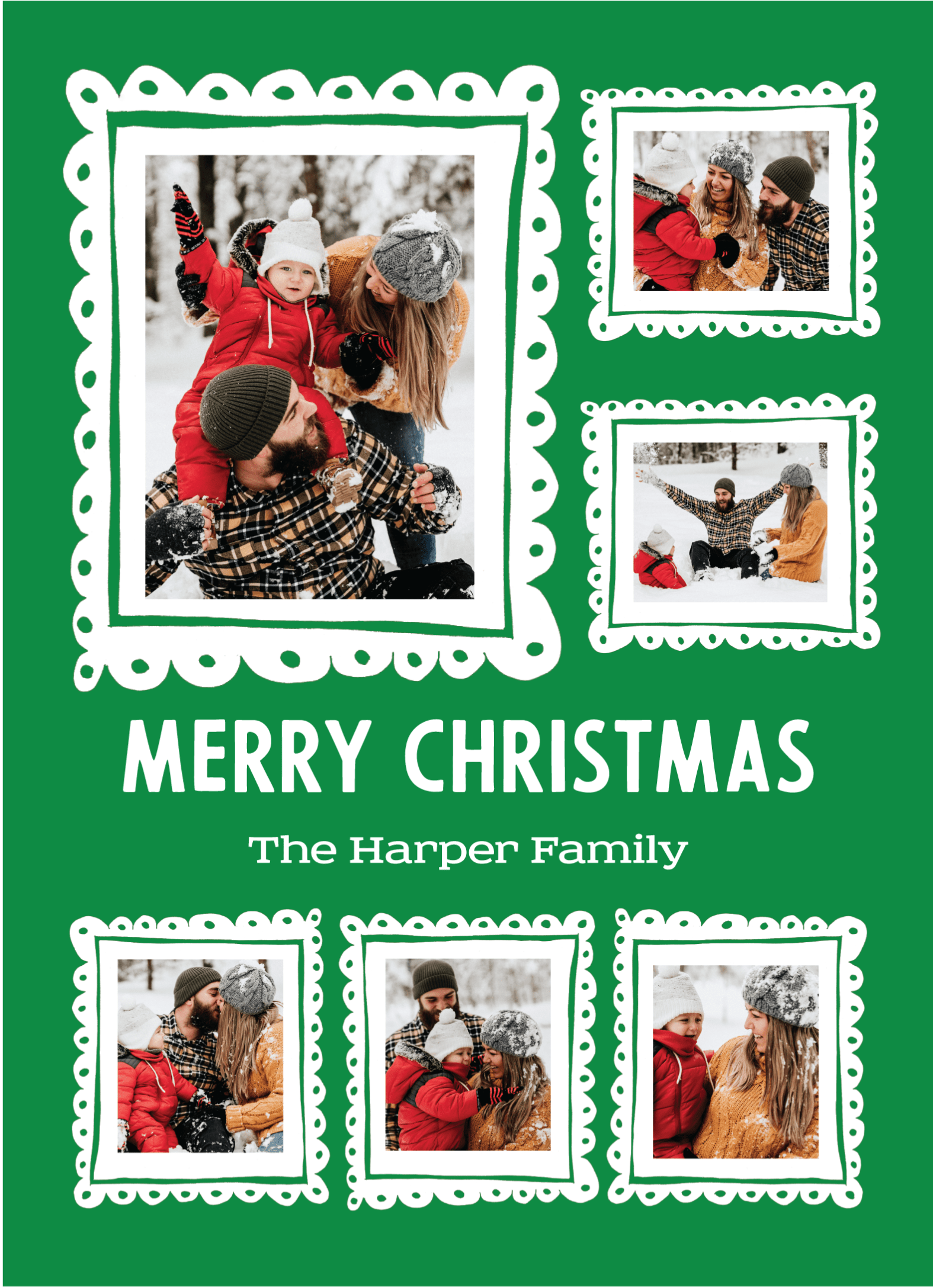 White And Green Gallery Frames by Muni Design | Postable