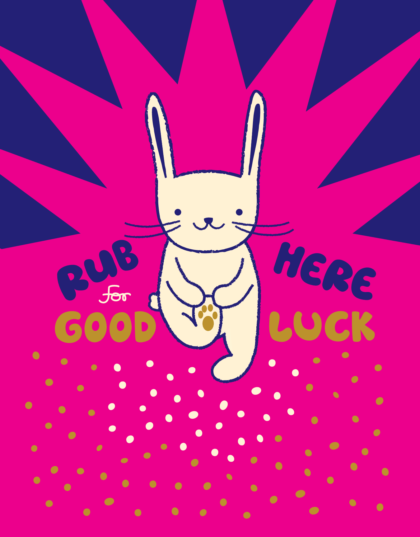 Lucky Rabbit by Night Owl Paper Goods | Postable