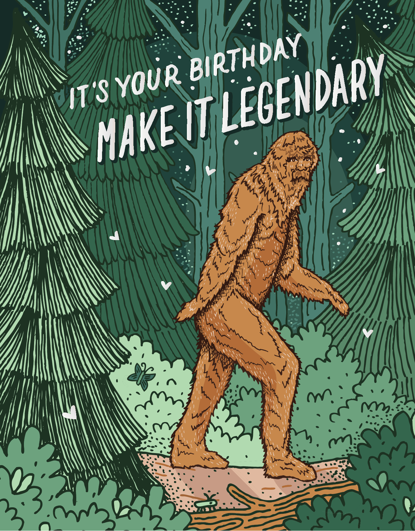 Bigfoot Birthday by Noteworthy Paper & Press | Postable