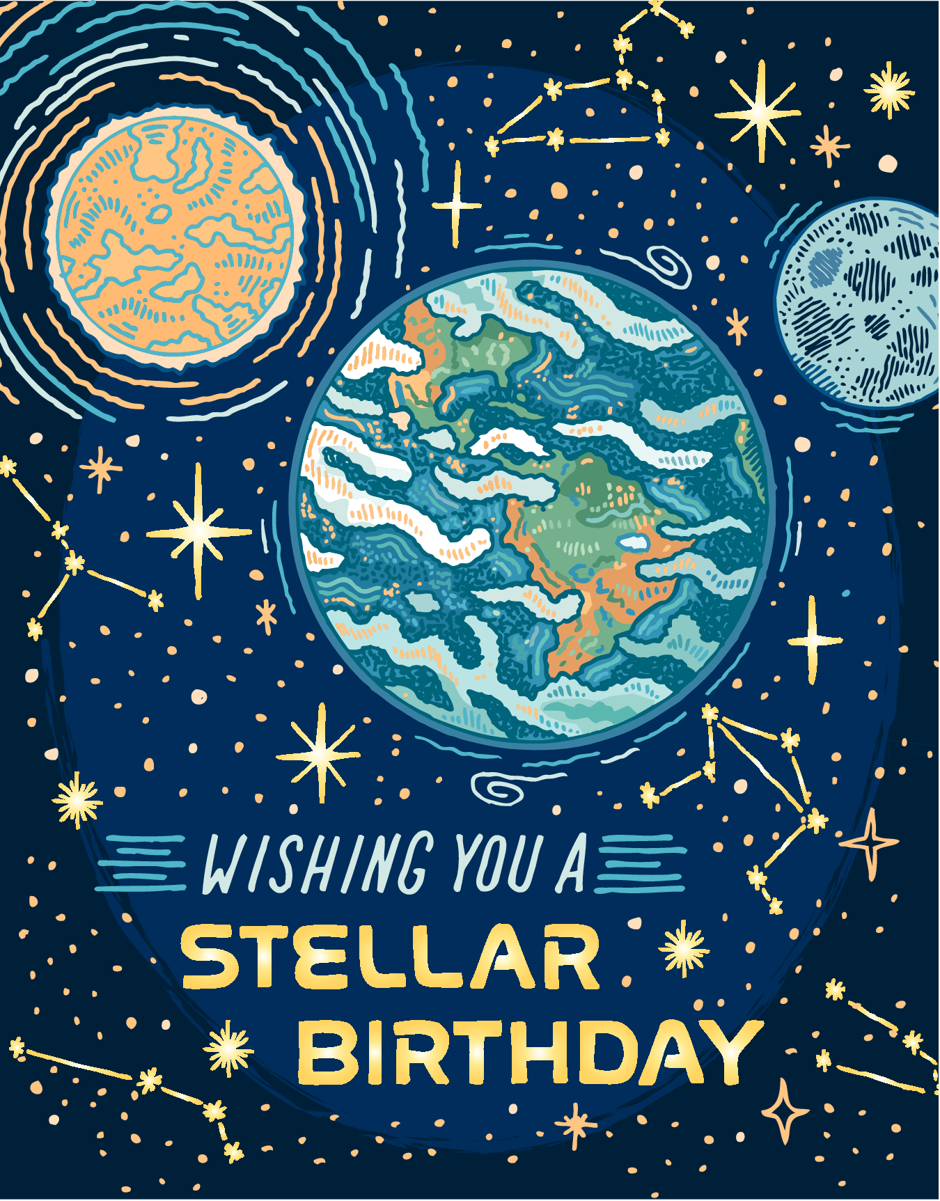 Stellar Birthday by Noteworthy Paper & Press | Postable