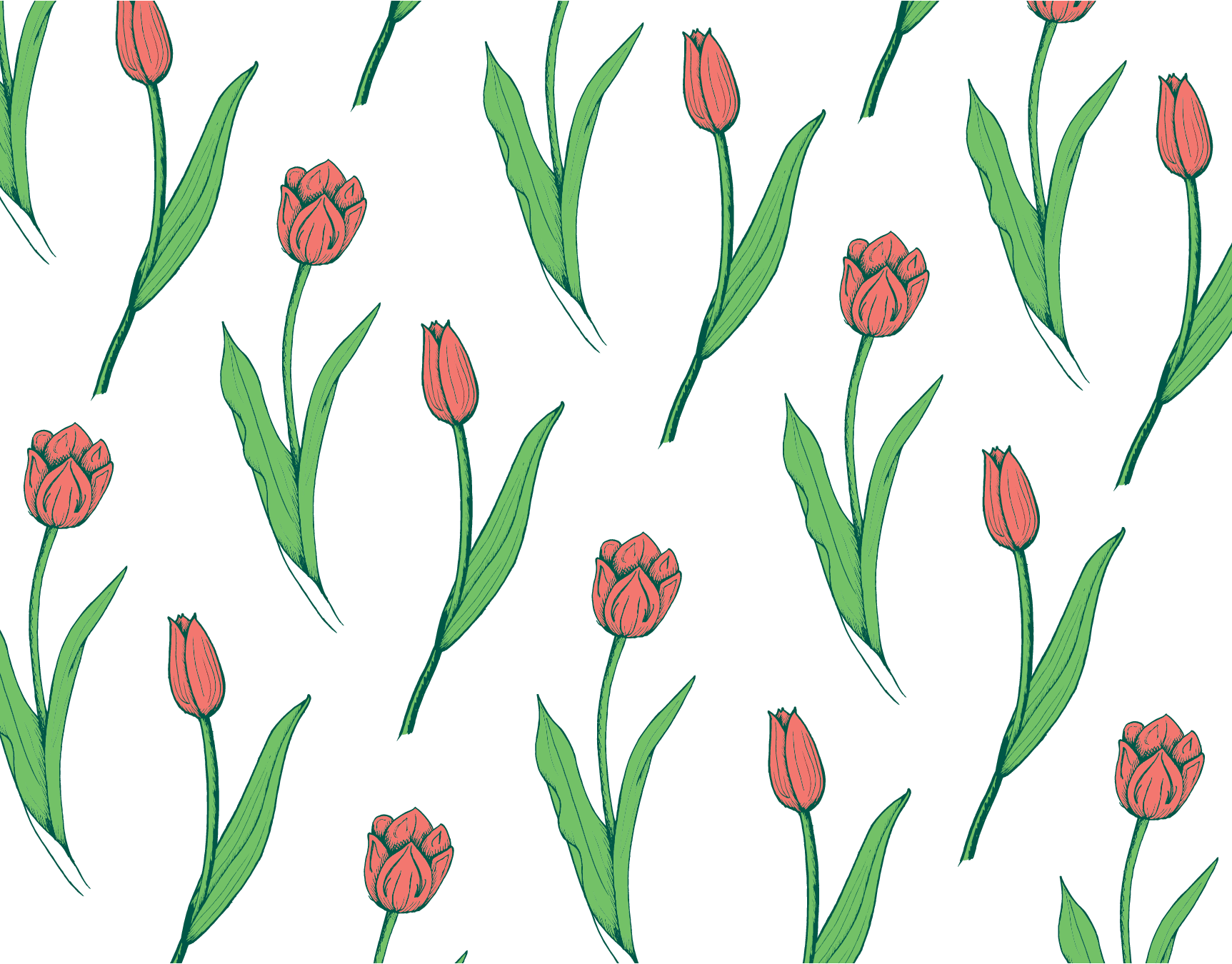 Tulip Pattern by Noteworthy Paper & Press | Postable
