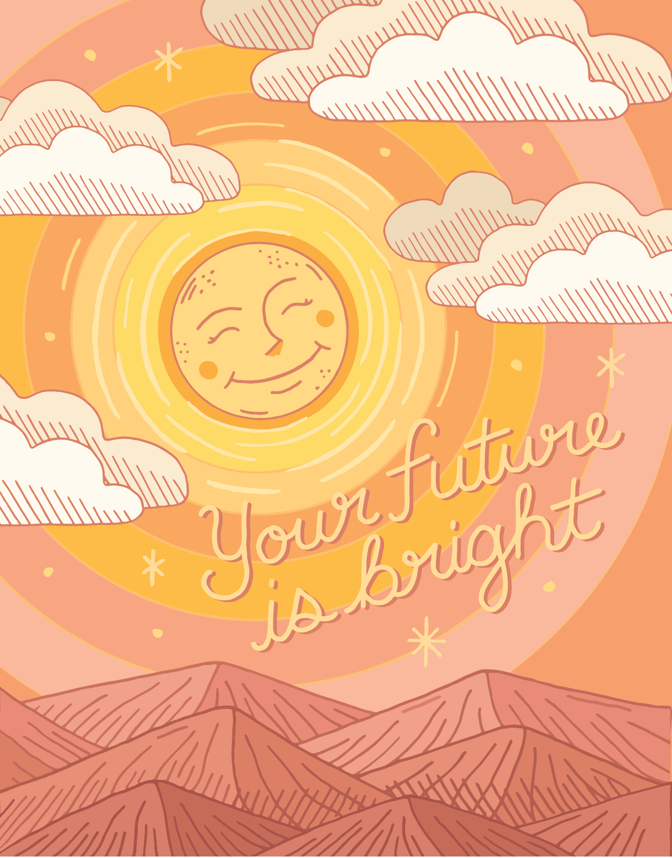 Your Future Is Bright by Noteworthy Paper & Press | Postable