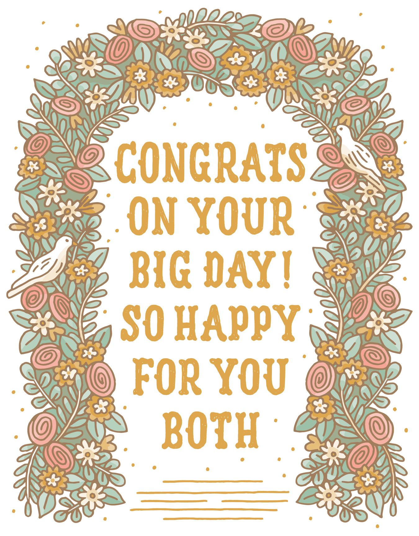 Congrats Wedding Arch by Noteworthy Paper & Press | Postable