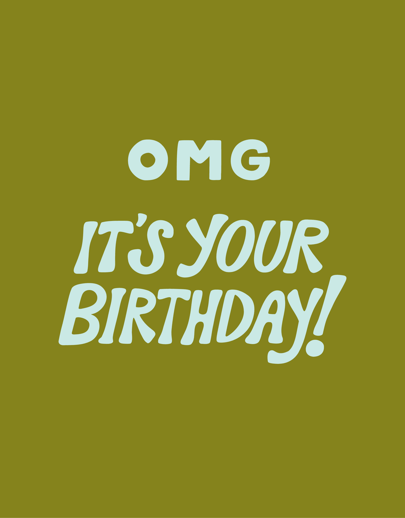 OMG Birthday by Odd Daughter | Postable
