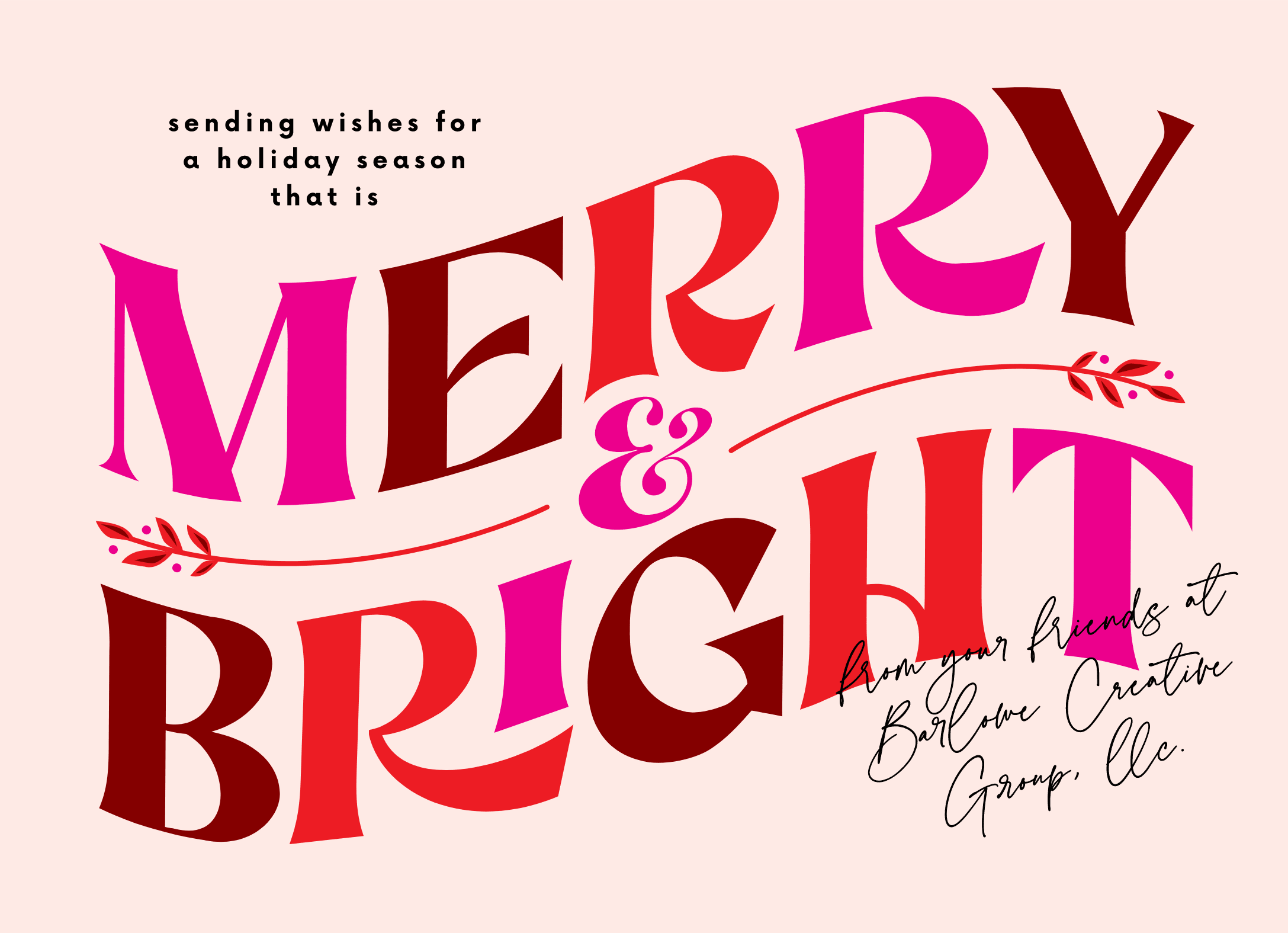 Merry And Bright by Owl & Toad | Postable
