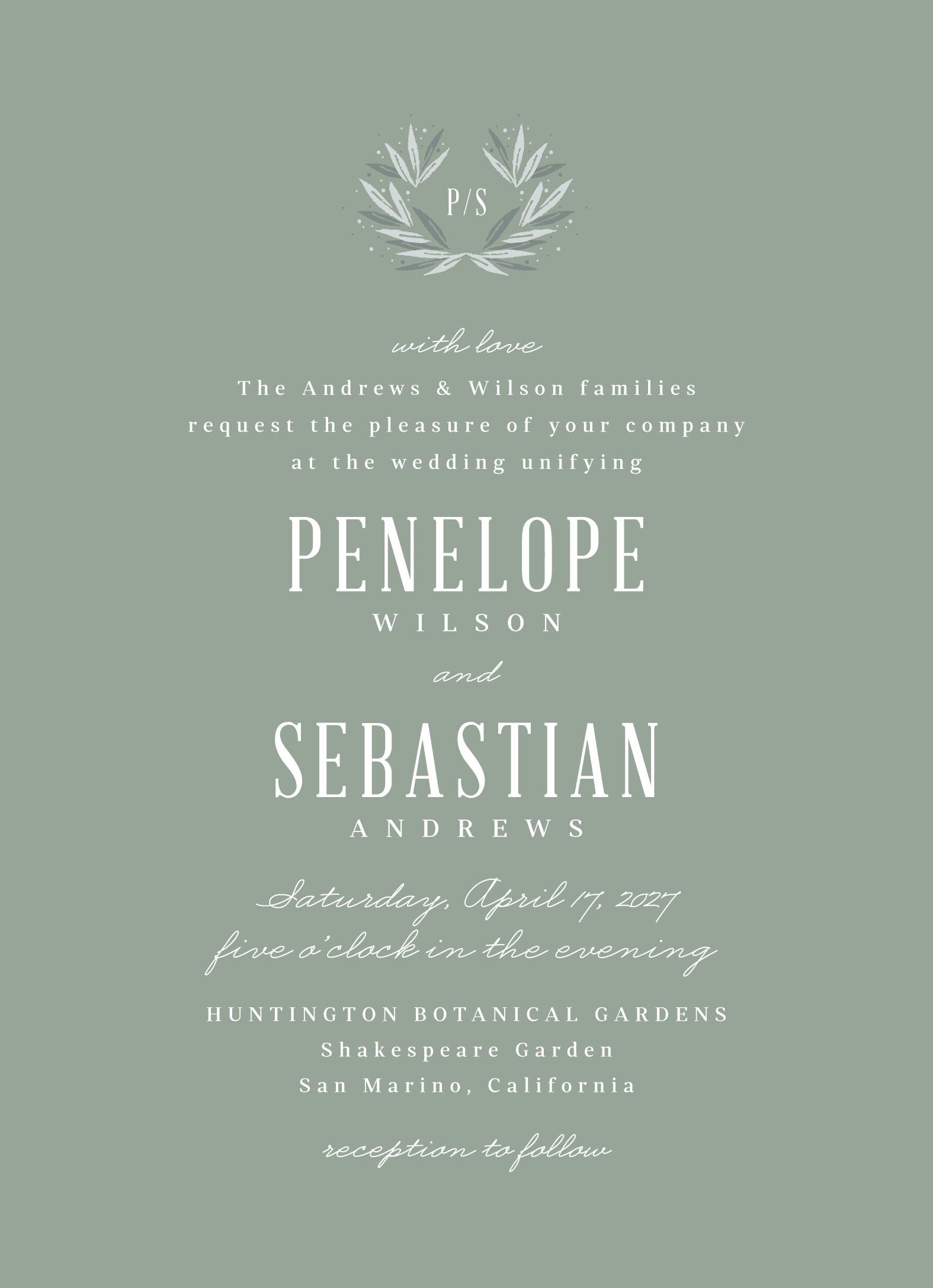 Laurel Crest Sage by Owl & Toad | Postable