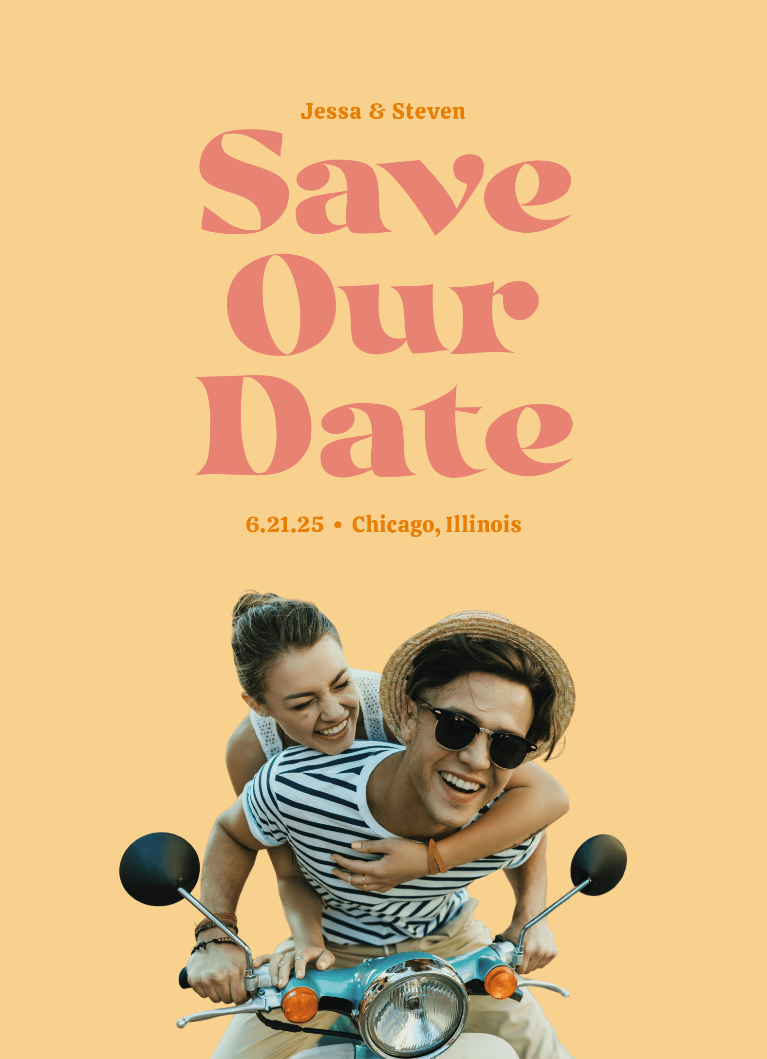 Lemony Save The Date by Paper Hi! | Postable