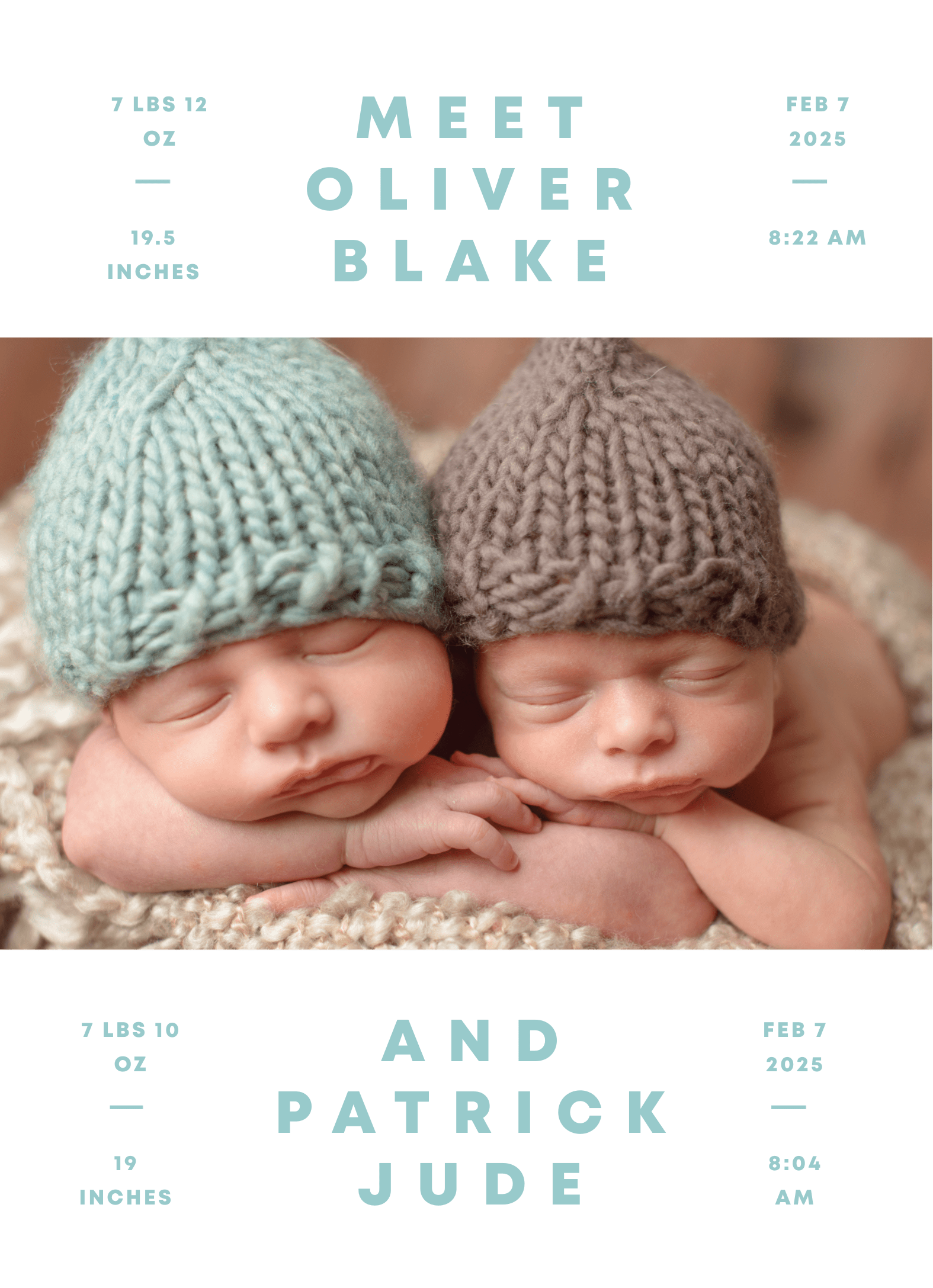 Meet The Twins by Paper Hi! | Postable