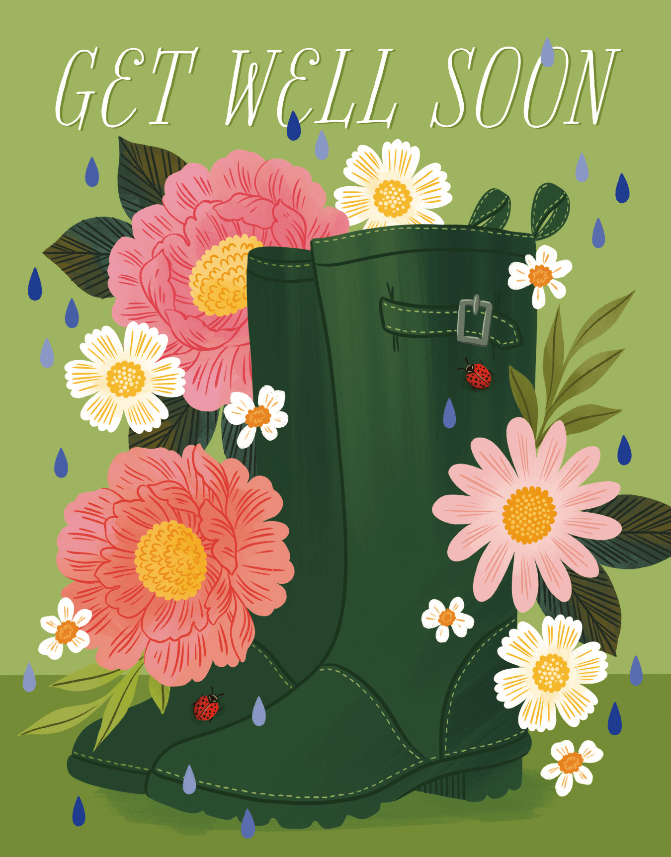 Get Well Wellies by Paper Raven Co. | Postable