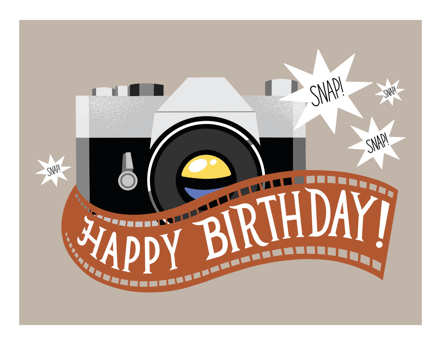 Happy Birthday Photographer by Peace Love Art Co | Postable