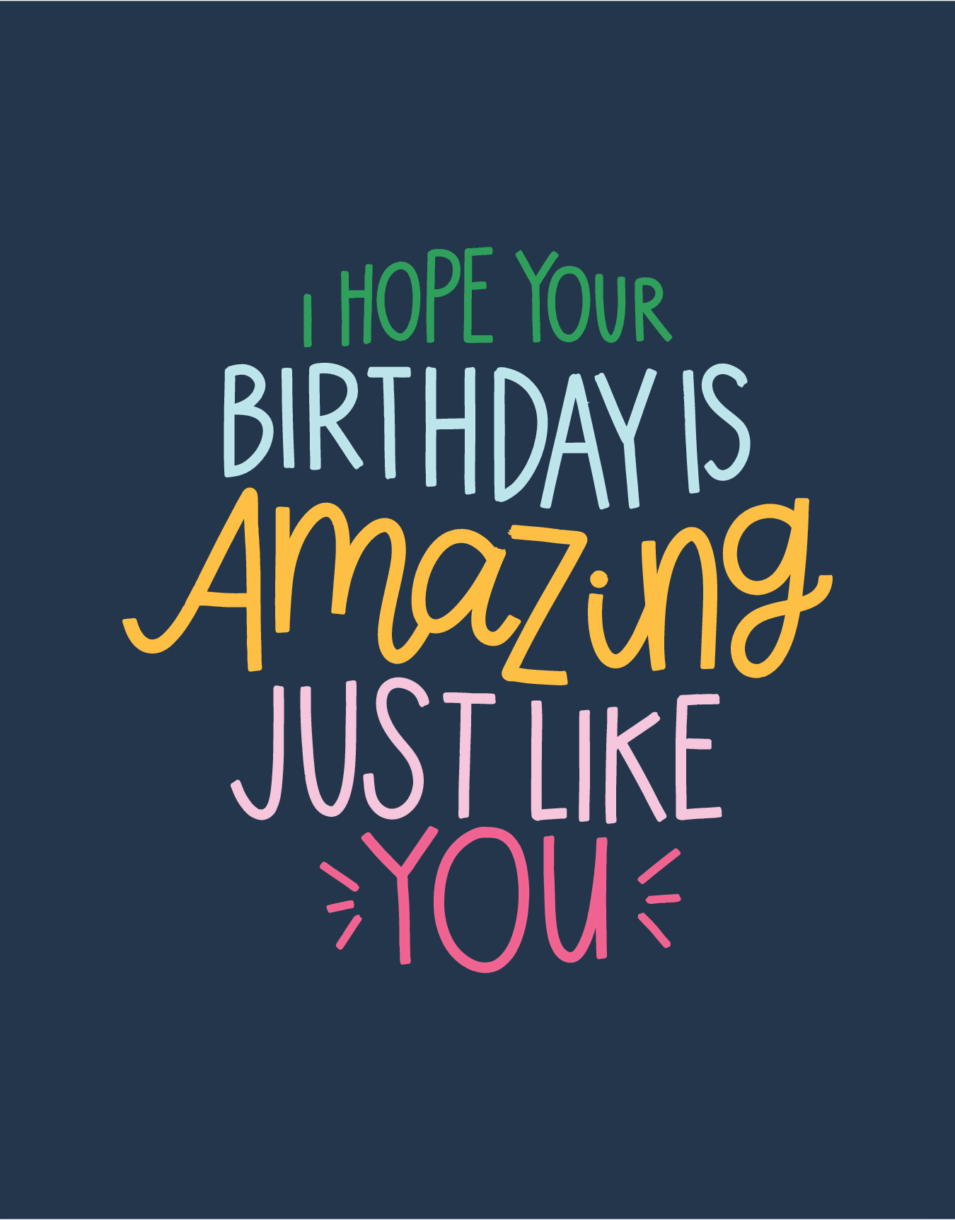 Amazing Birthday by Pippi Post | Postable