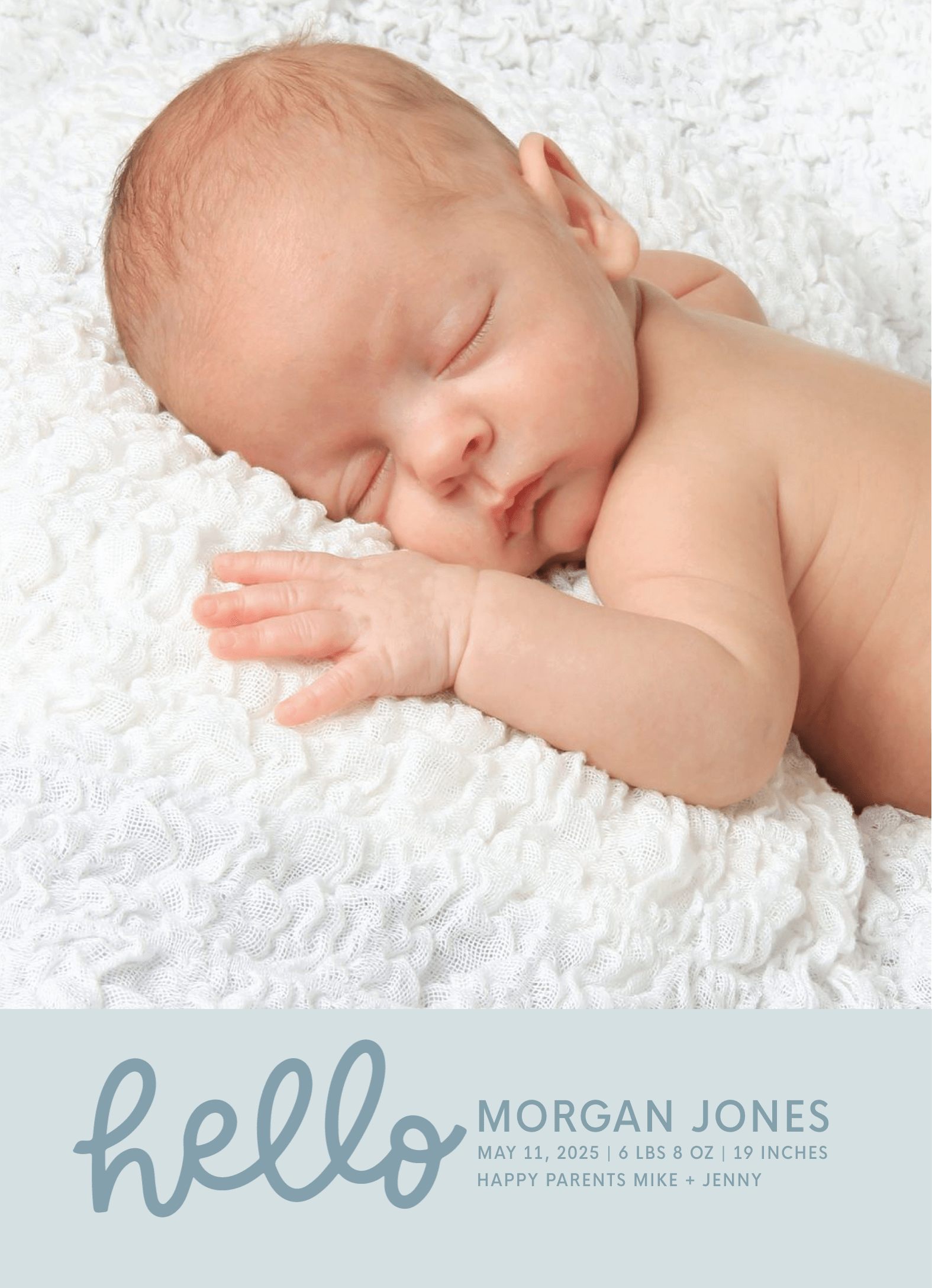 Hello Baby Blue by Pippi Post | Postable
