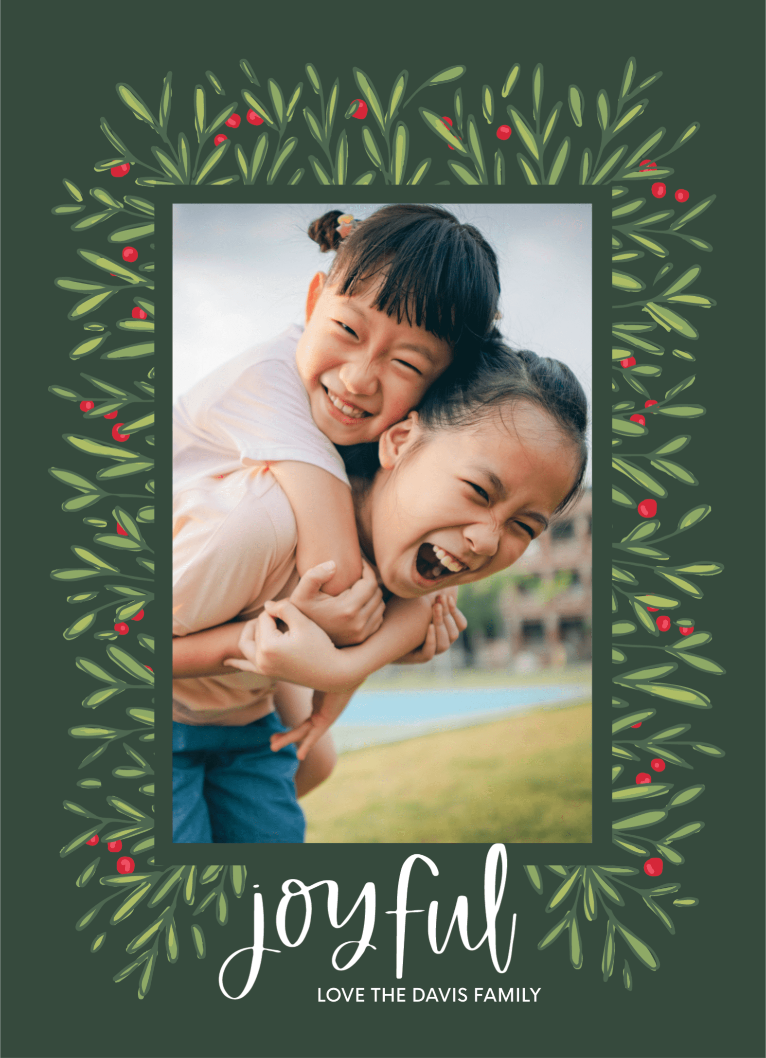 Joyful Green Frame by Pippi Post | Postable