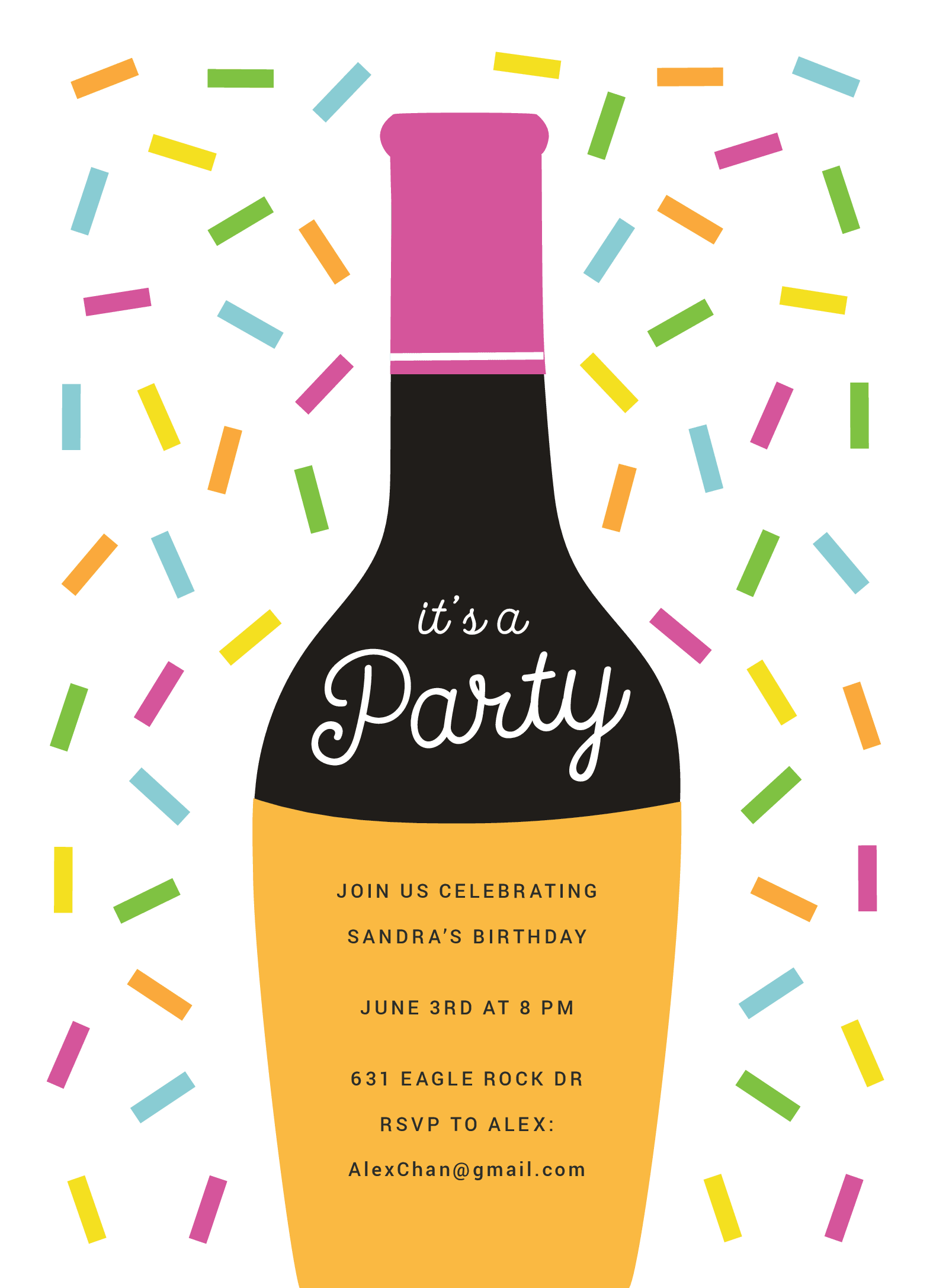 Wine Bottle by Postable | Postable