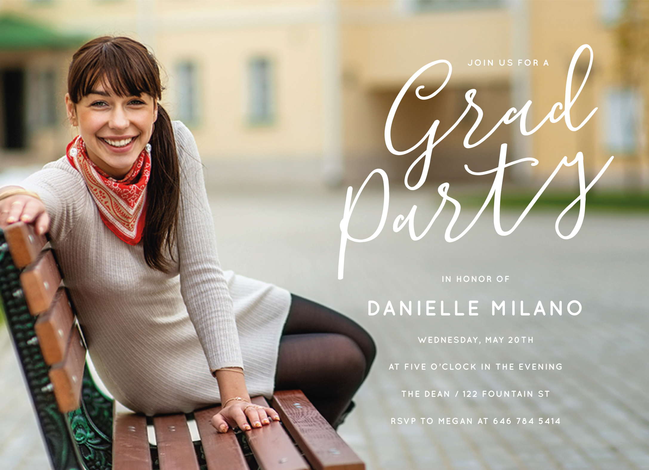 Grad Party Full Overlay by Postable | Postable