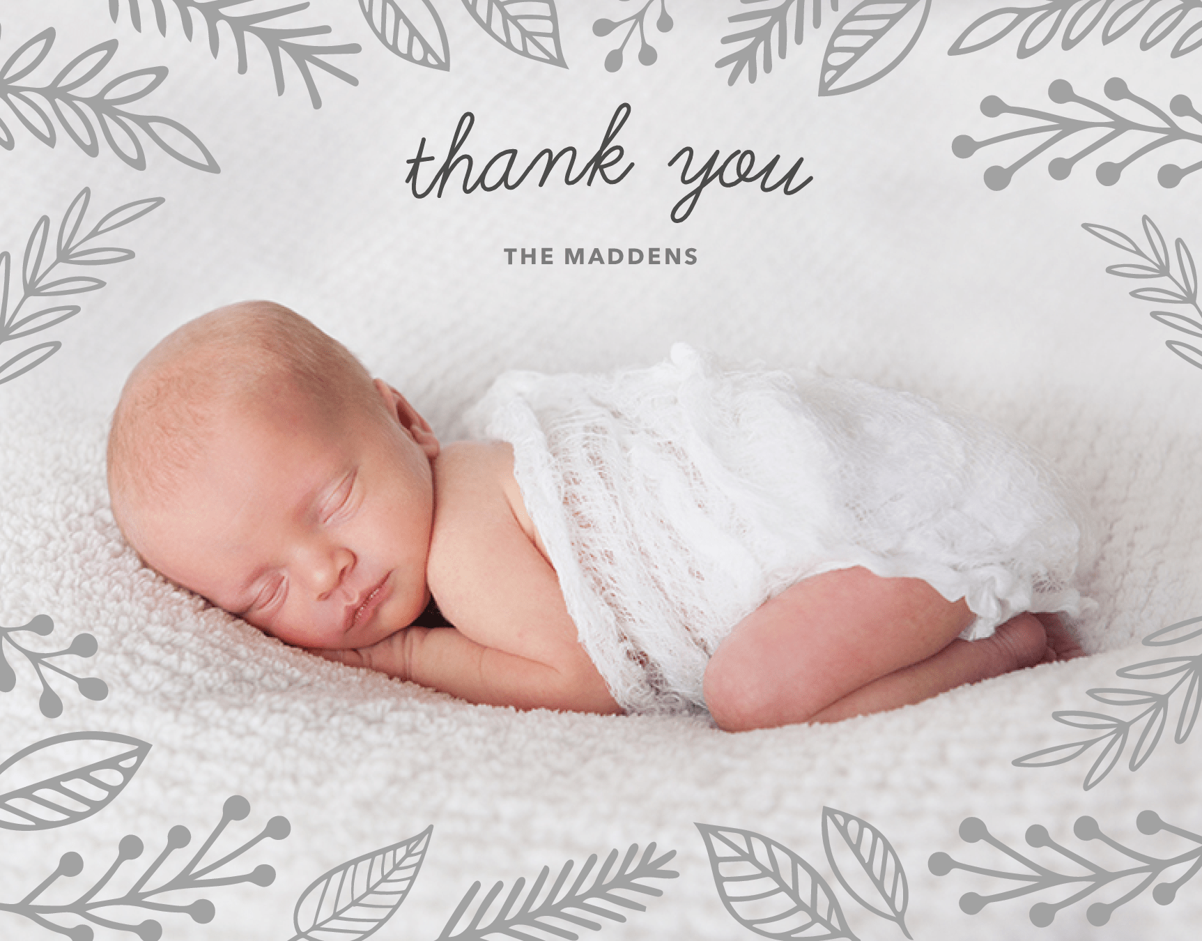 Grey Floral Circle Overlay by Postable | Postable