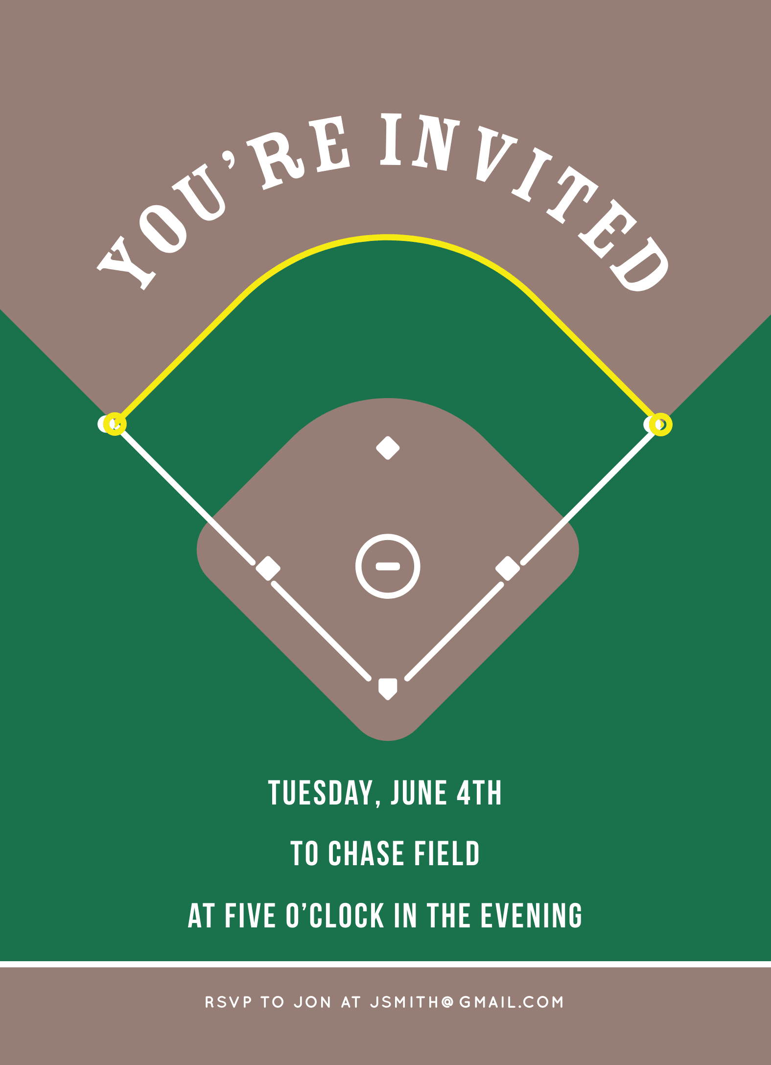 Baseball Invite by Postable | Postable