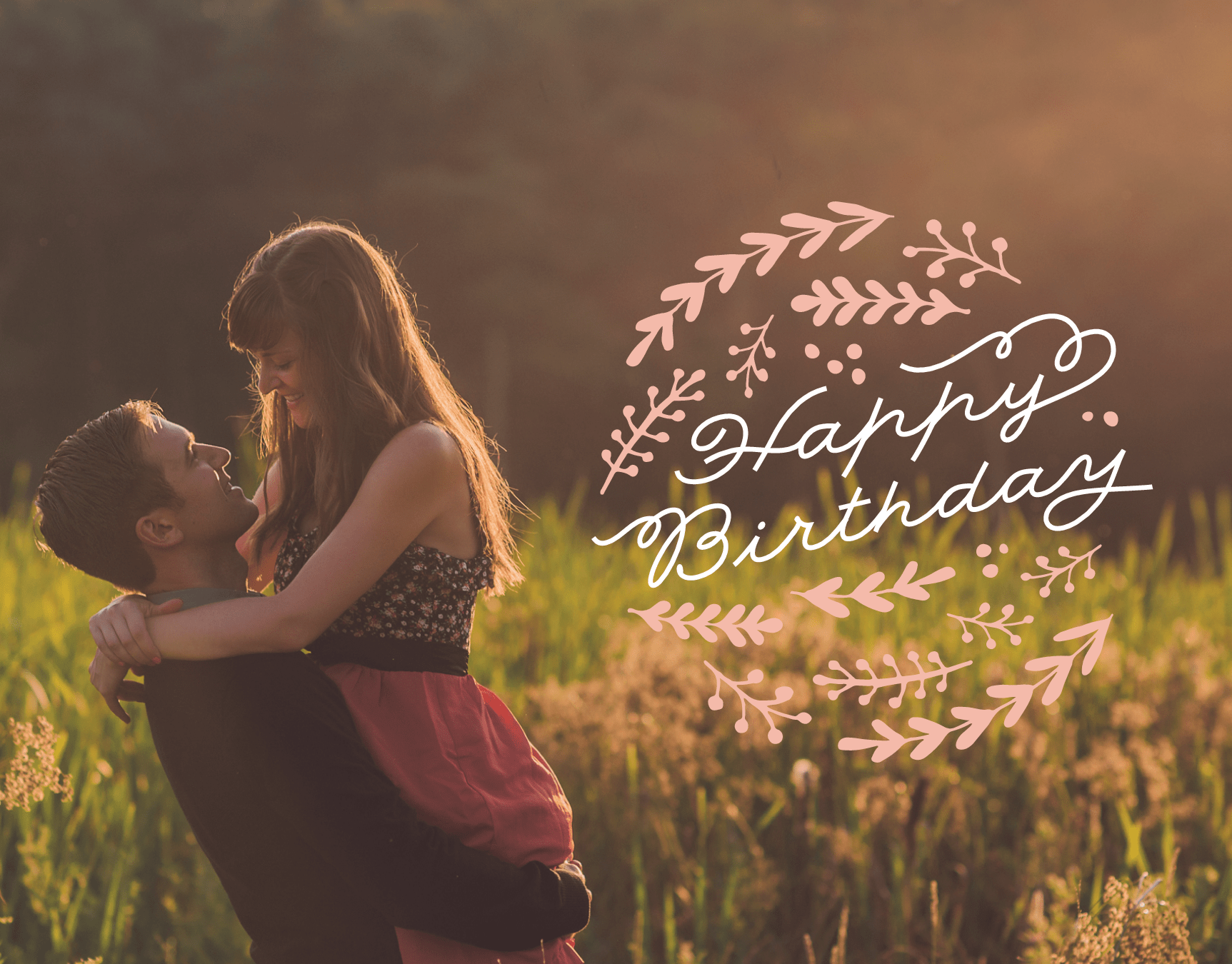 Floral Circle Birthday by Postable | Postable