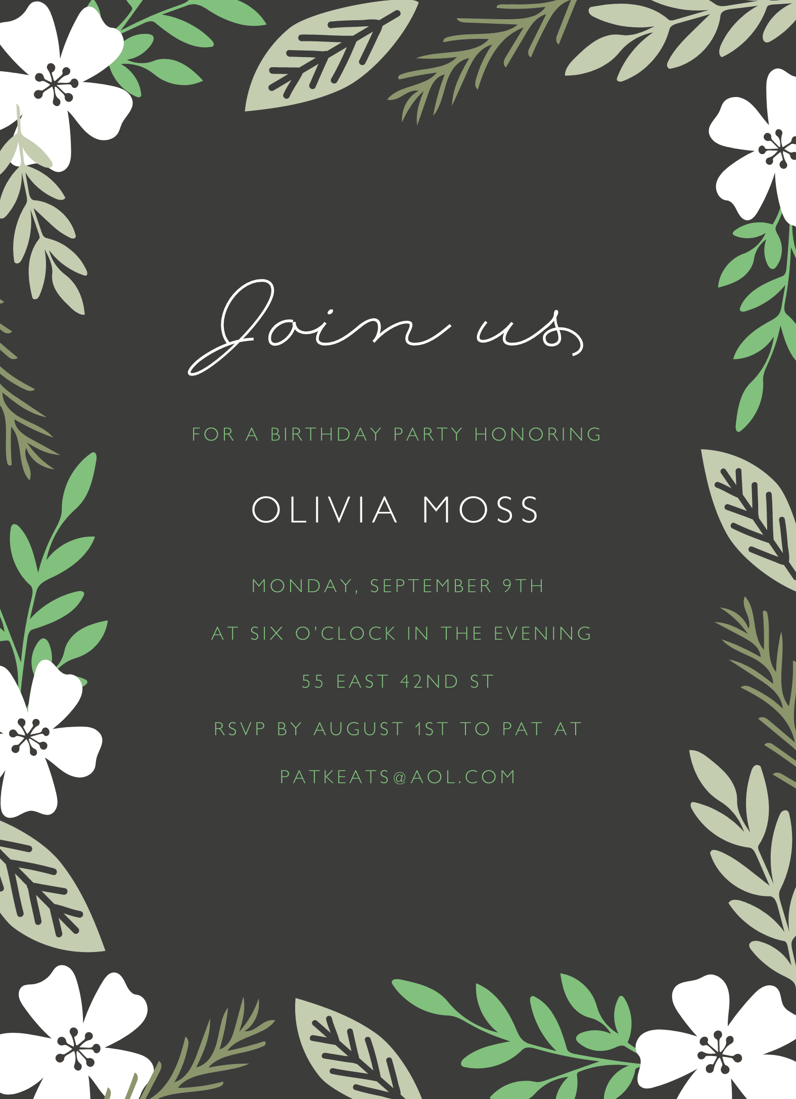 Join Us Garden Party by Postable | Postable