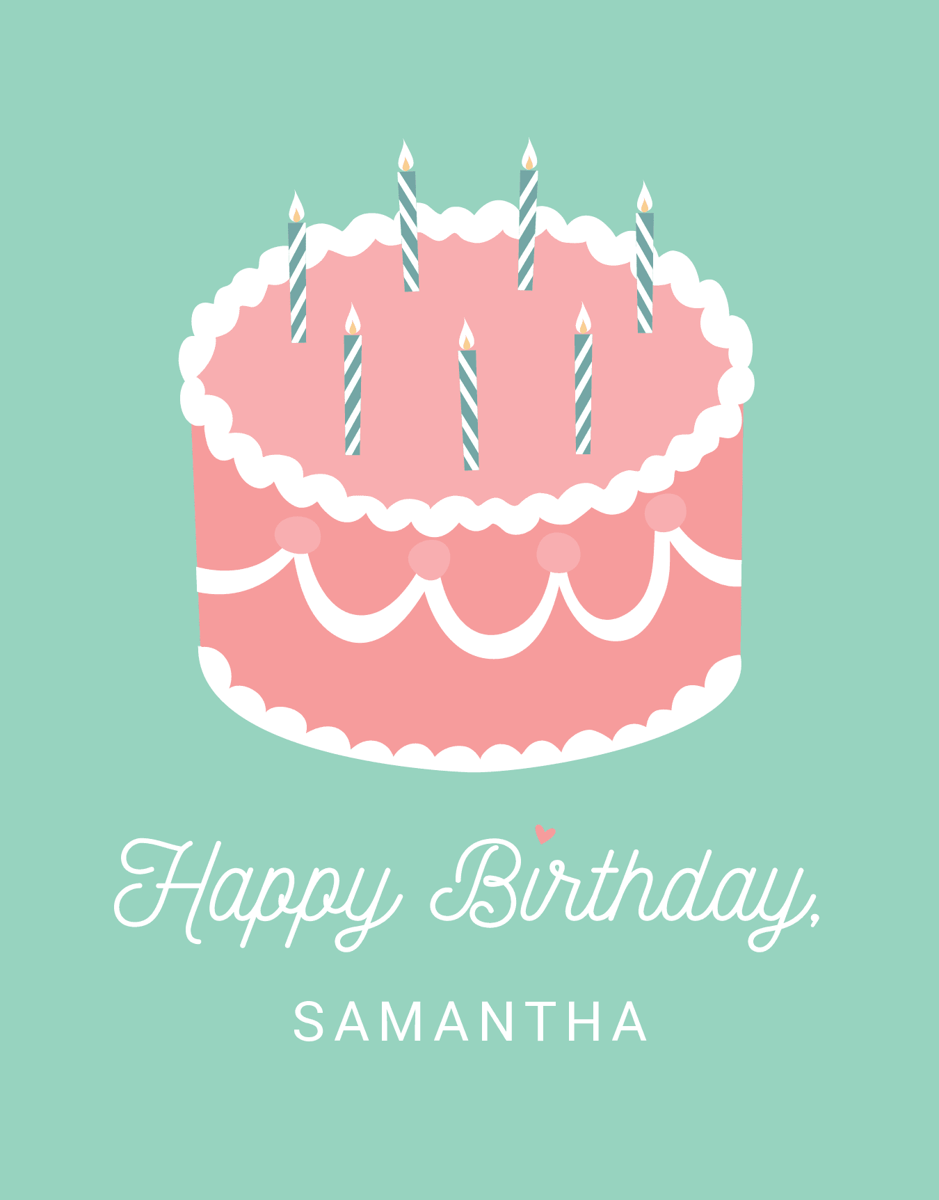 Cake Birthday by Postable | Postable