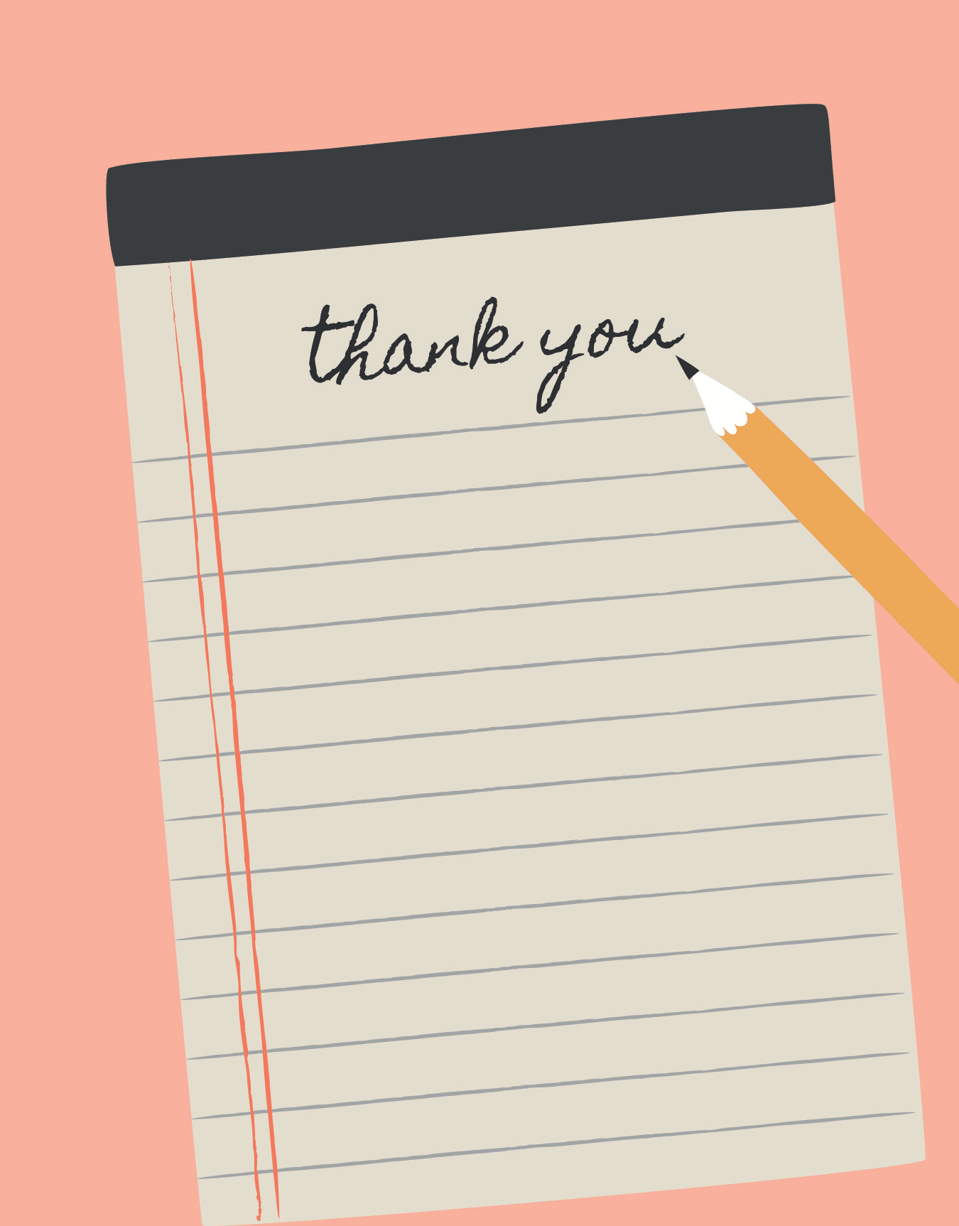 Thank You Notepad by Postable | Postable
