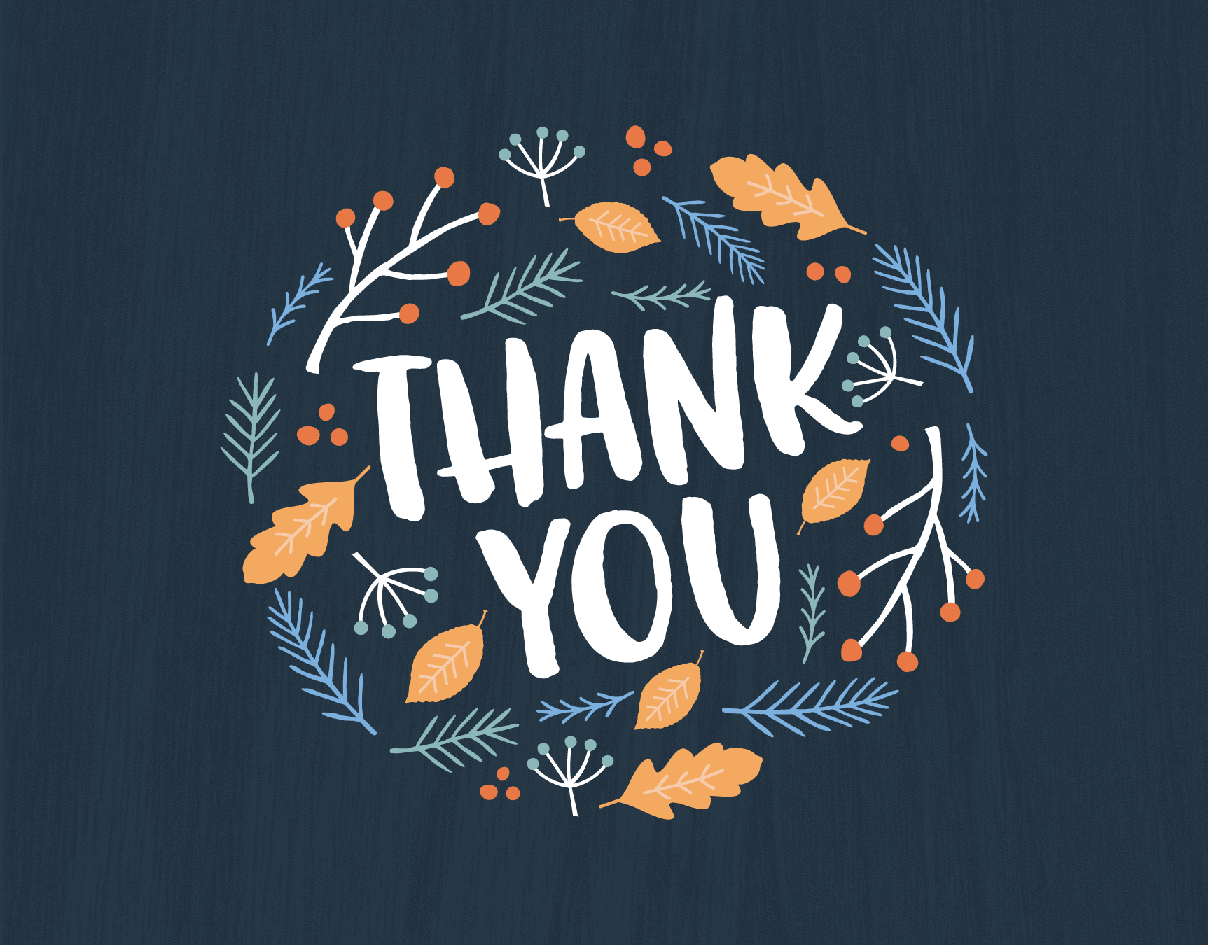 Thank You Fall Circle by Postable | Postable