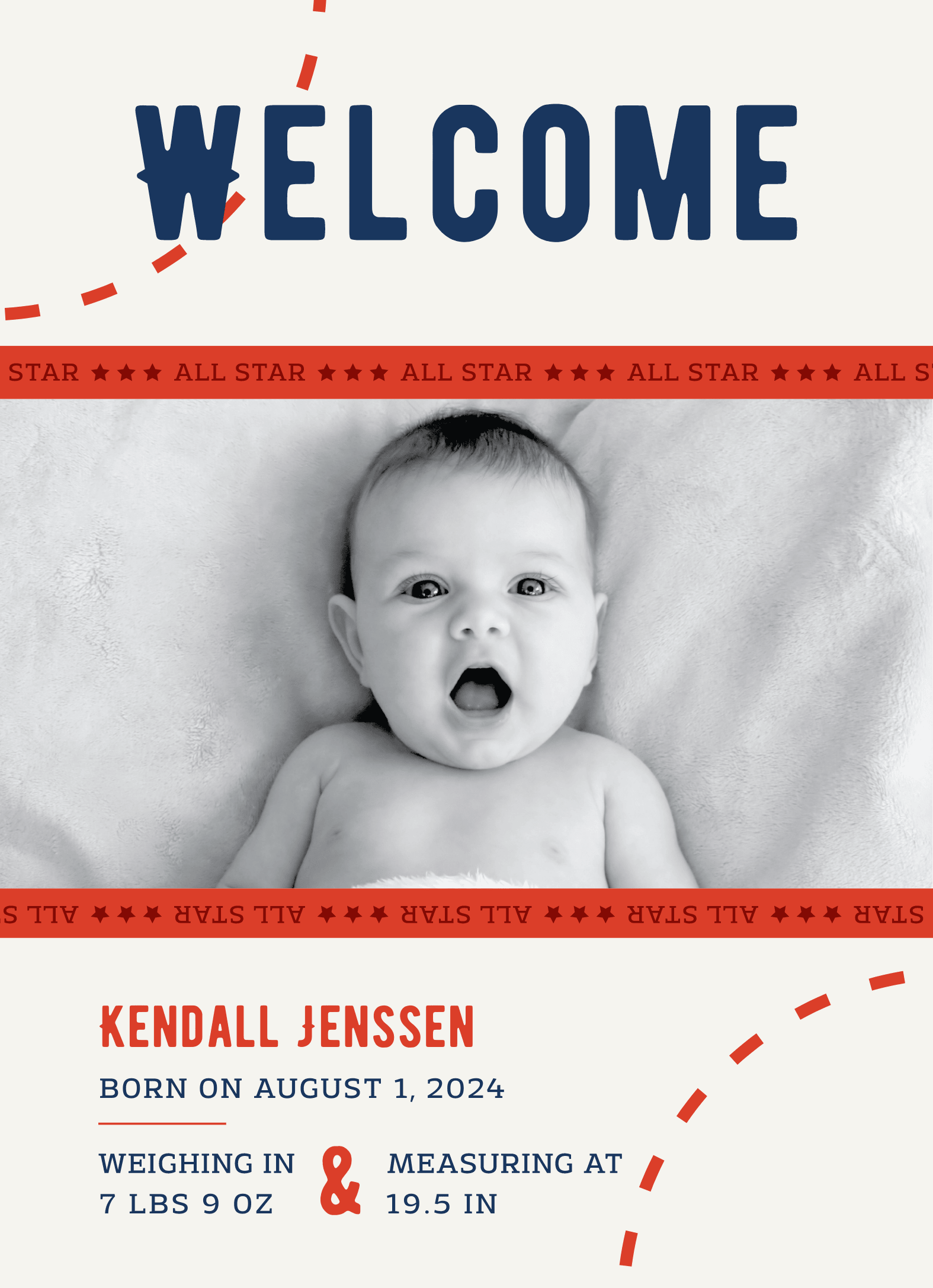 Welcome All Star by Postable | Postable