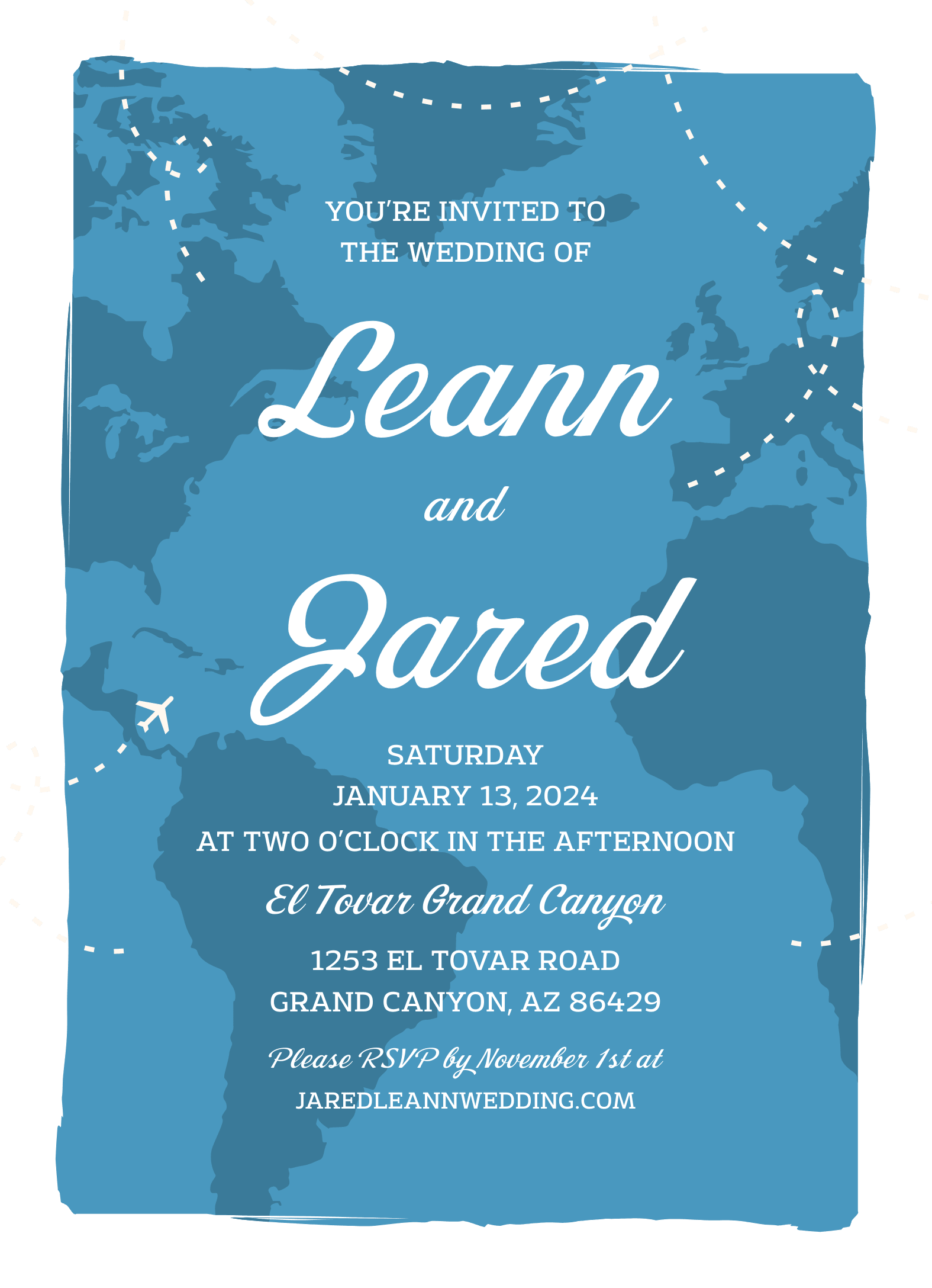 Map Invitation by Postable | Postable