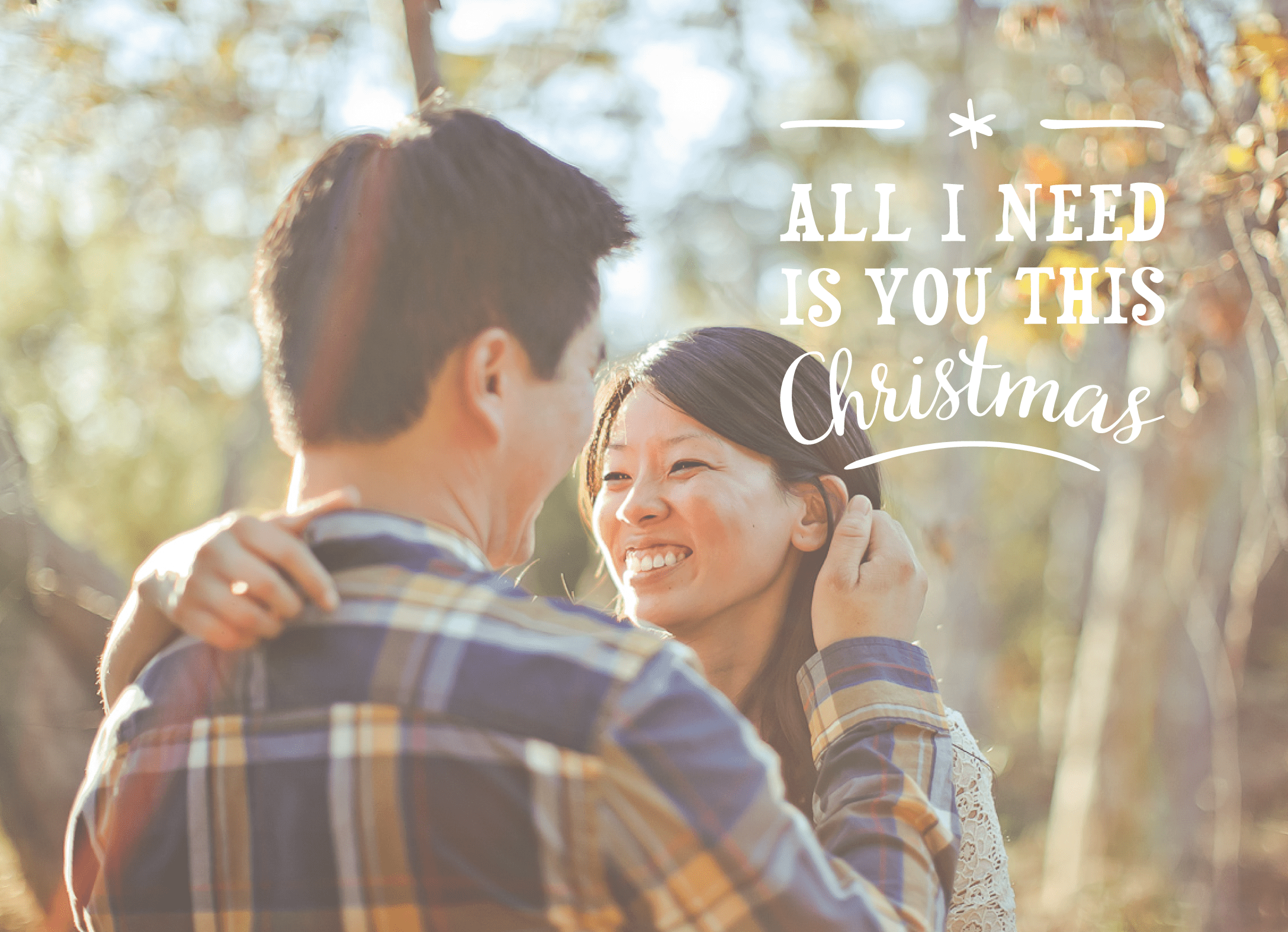 All I Need Is You Christmas Photo Card | Postable | Postable