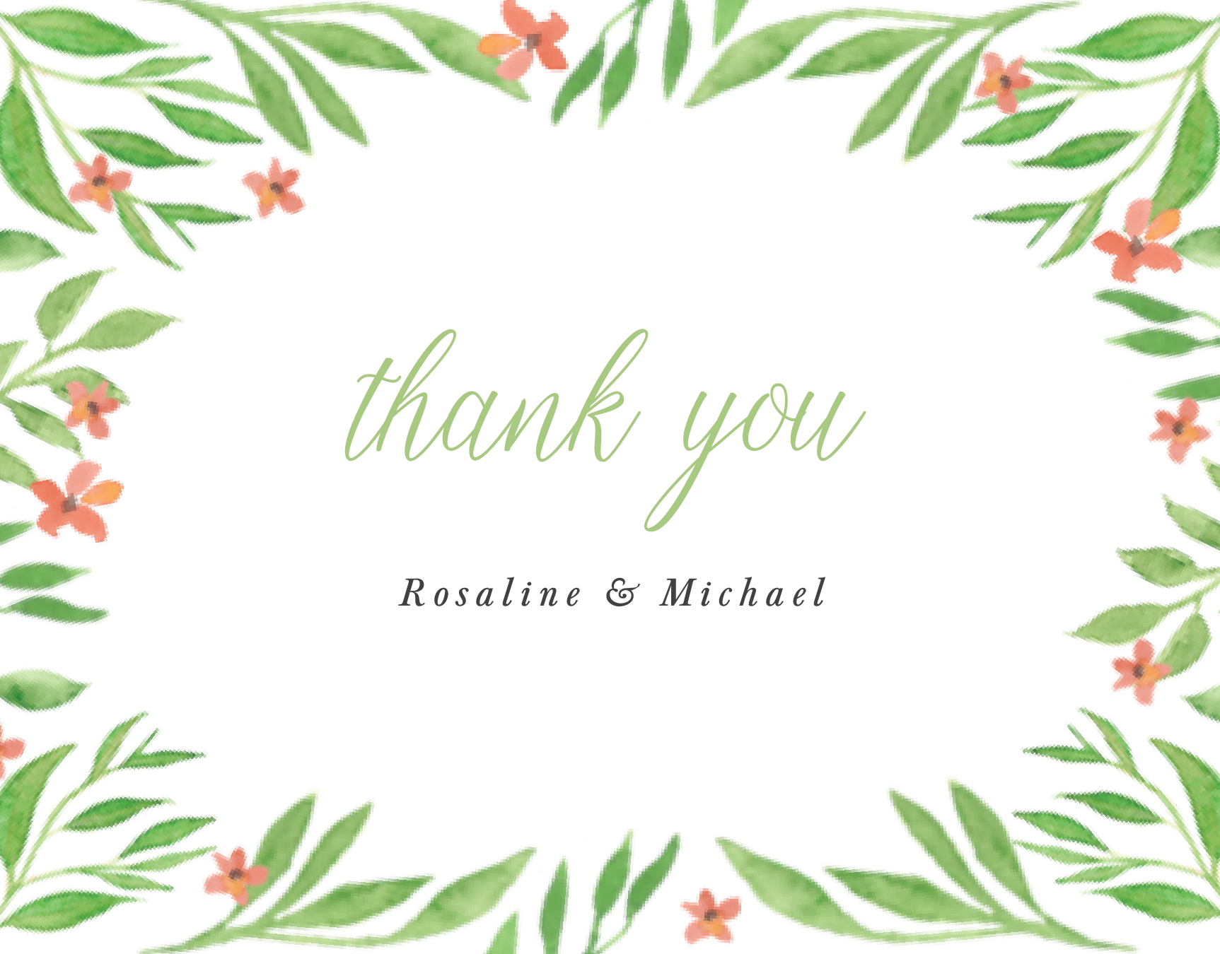 Orange Blossom Thank You by Postable | Postable