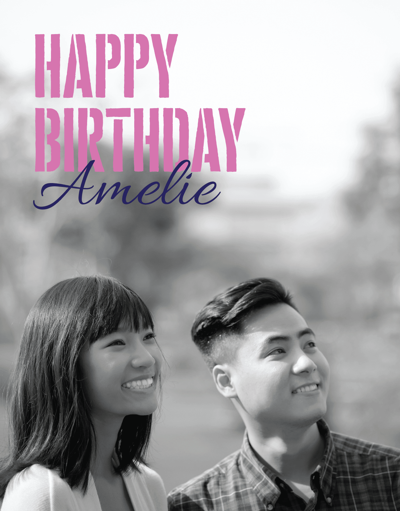 Stencil Birthday by Postable | Postable
