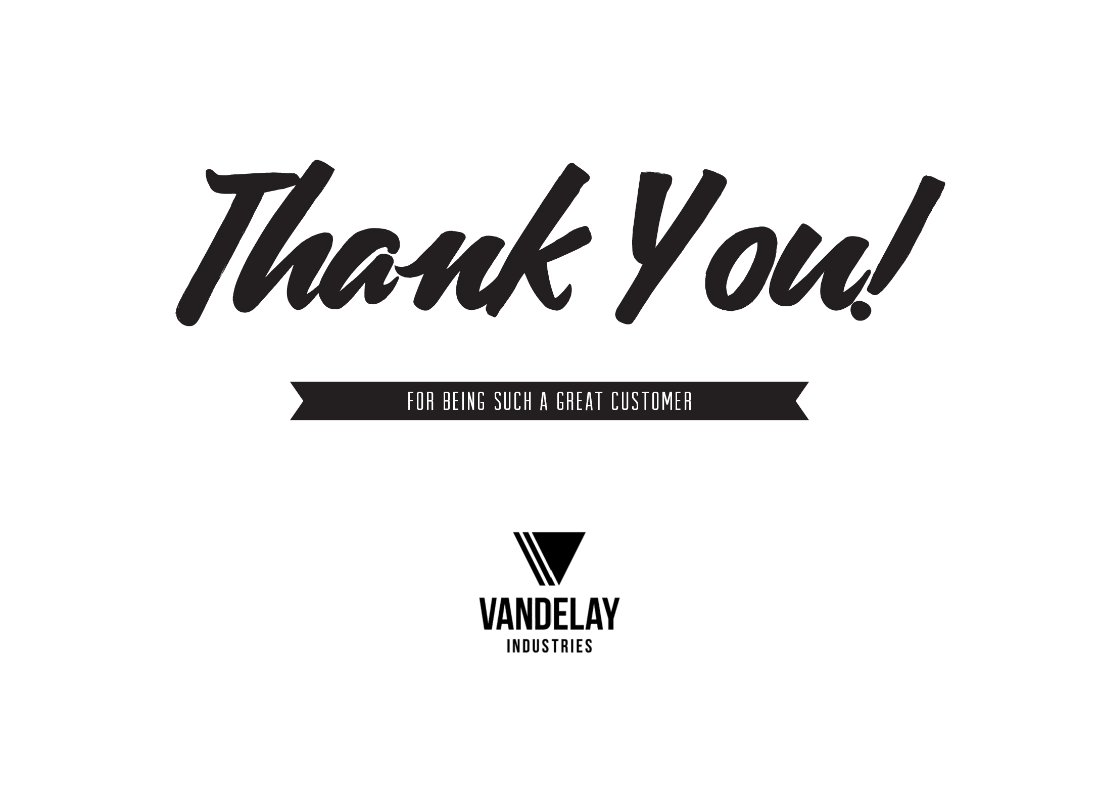 Simple Brush Flat Card by Postable | Postable