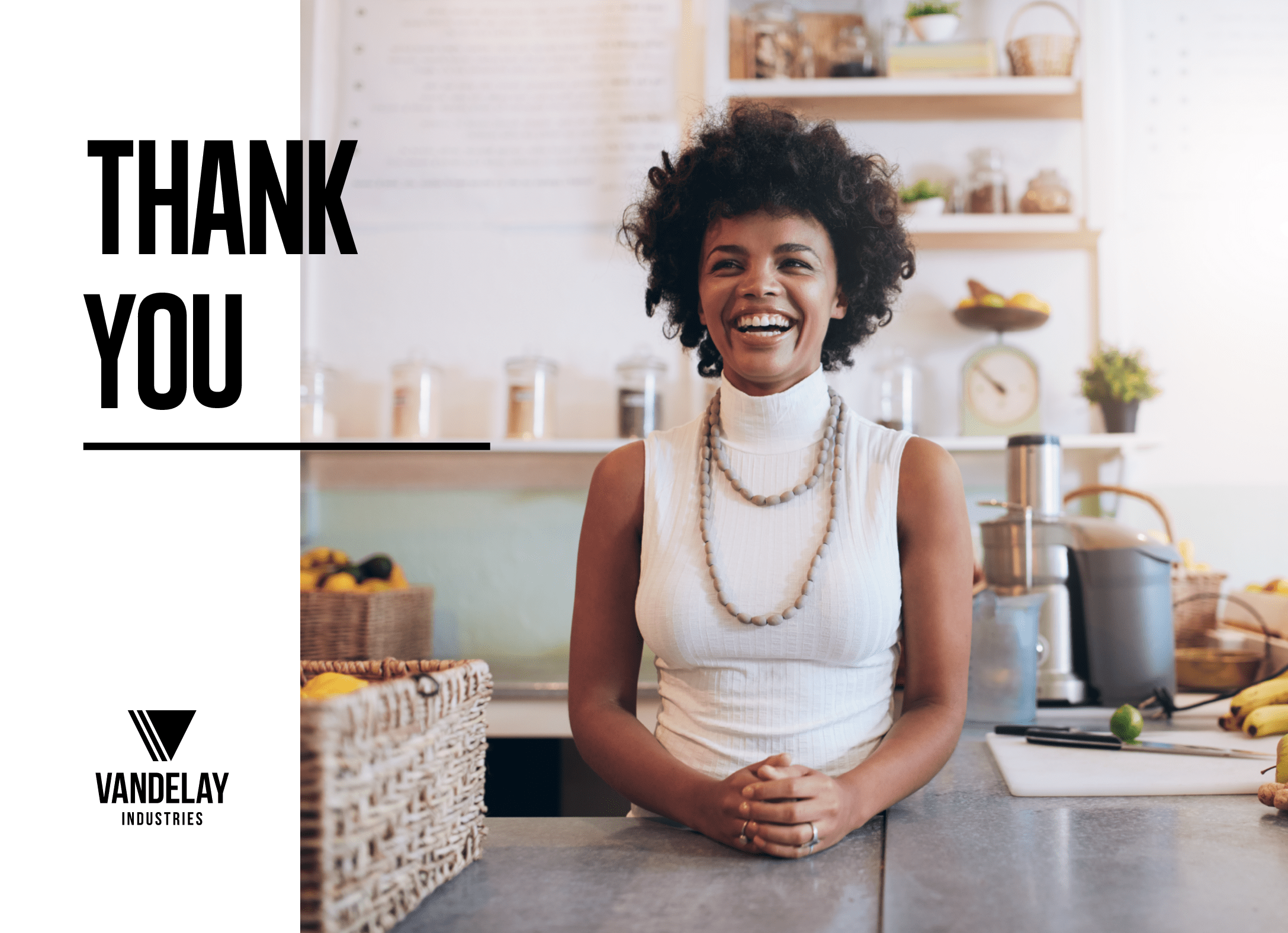 Modern Text Overlay Flat Card by Postable | Postable