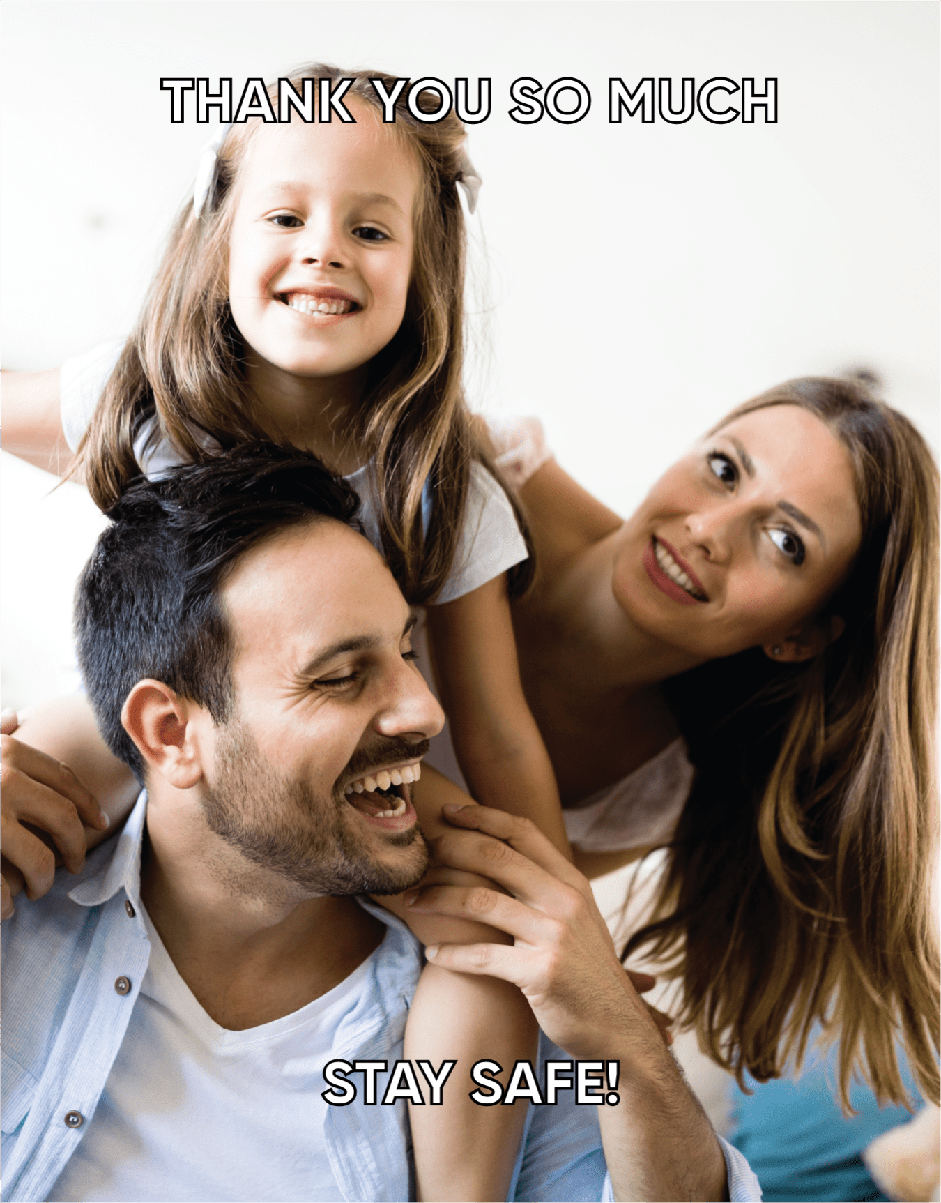 Photo & Text Vertical Stay Safe by Postable | Postable