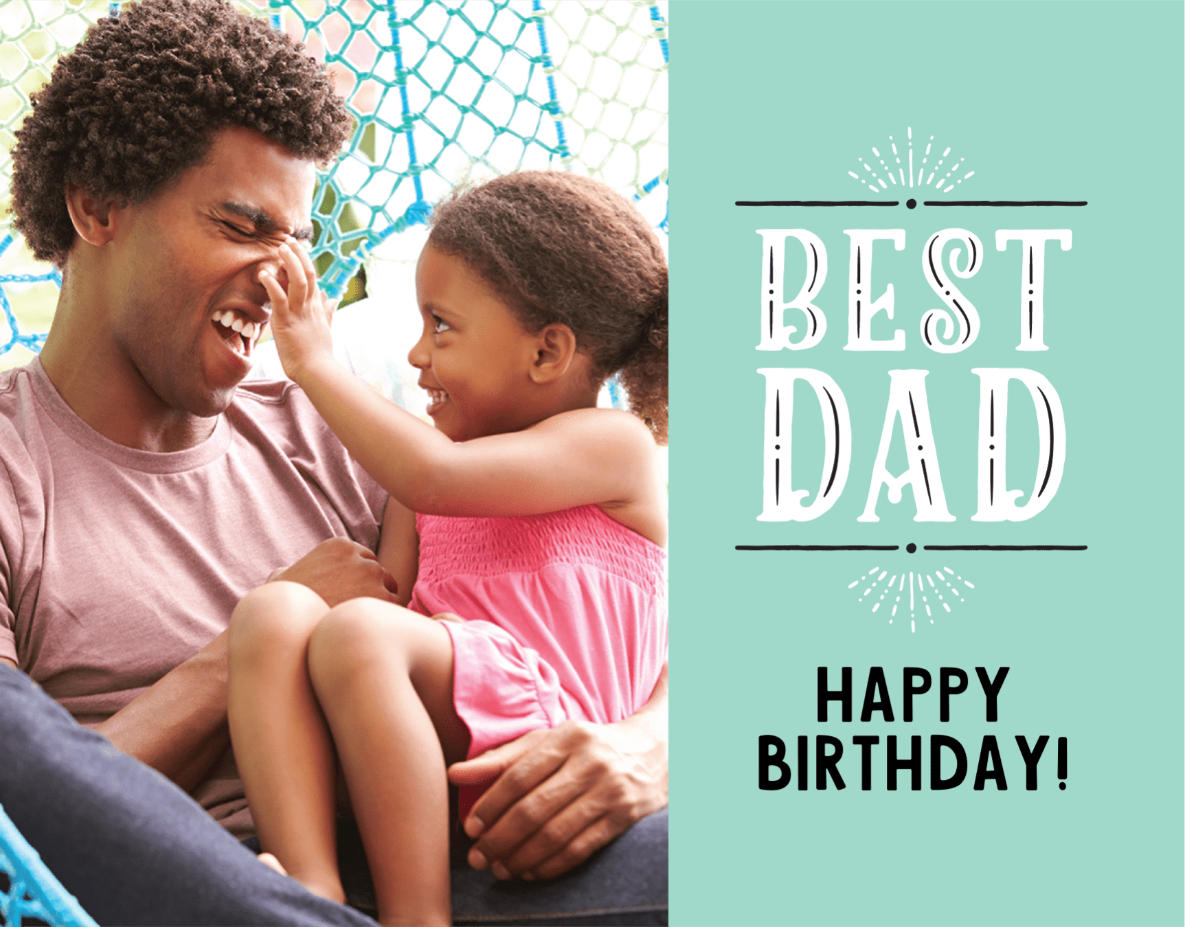 Best Dad Birthday by Postable | Postable