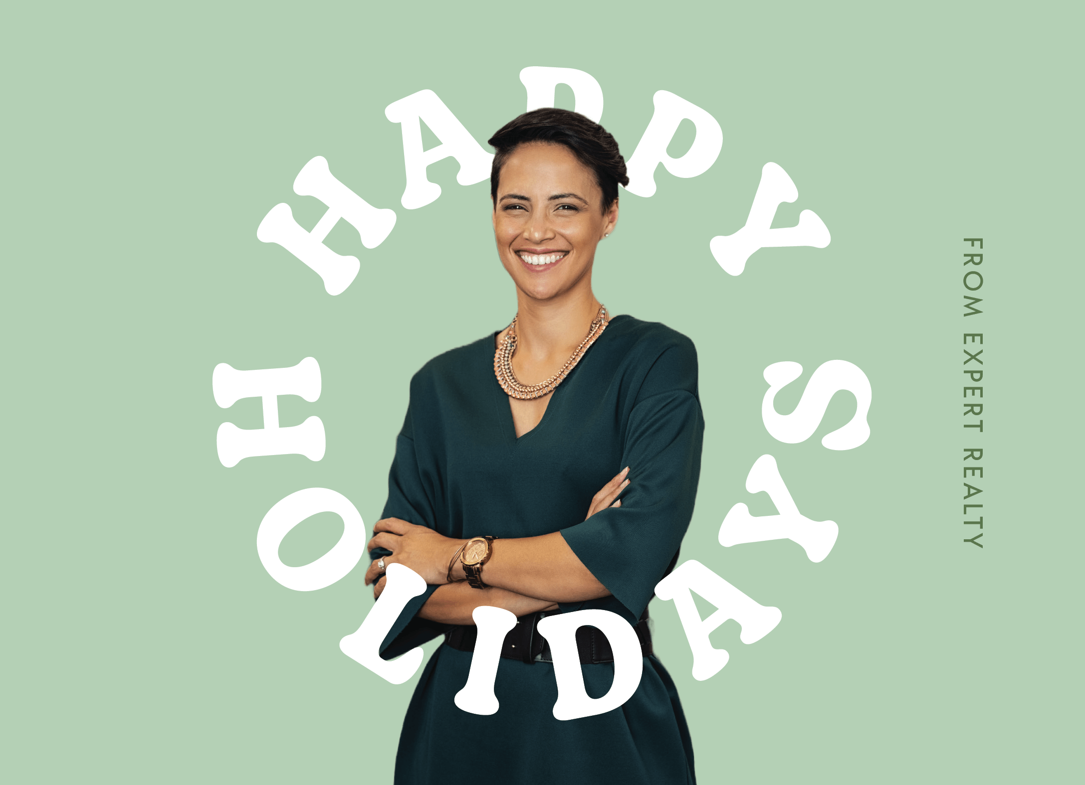 All Around Business Holiday Card | Postable | Postable