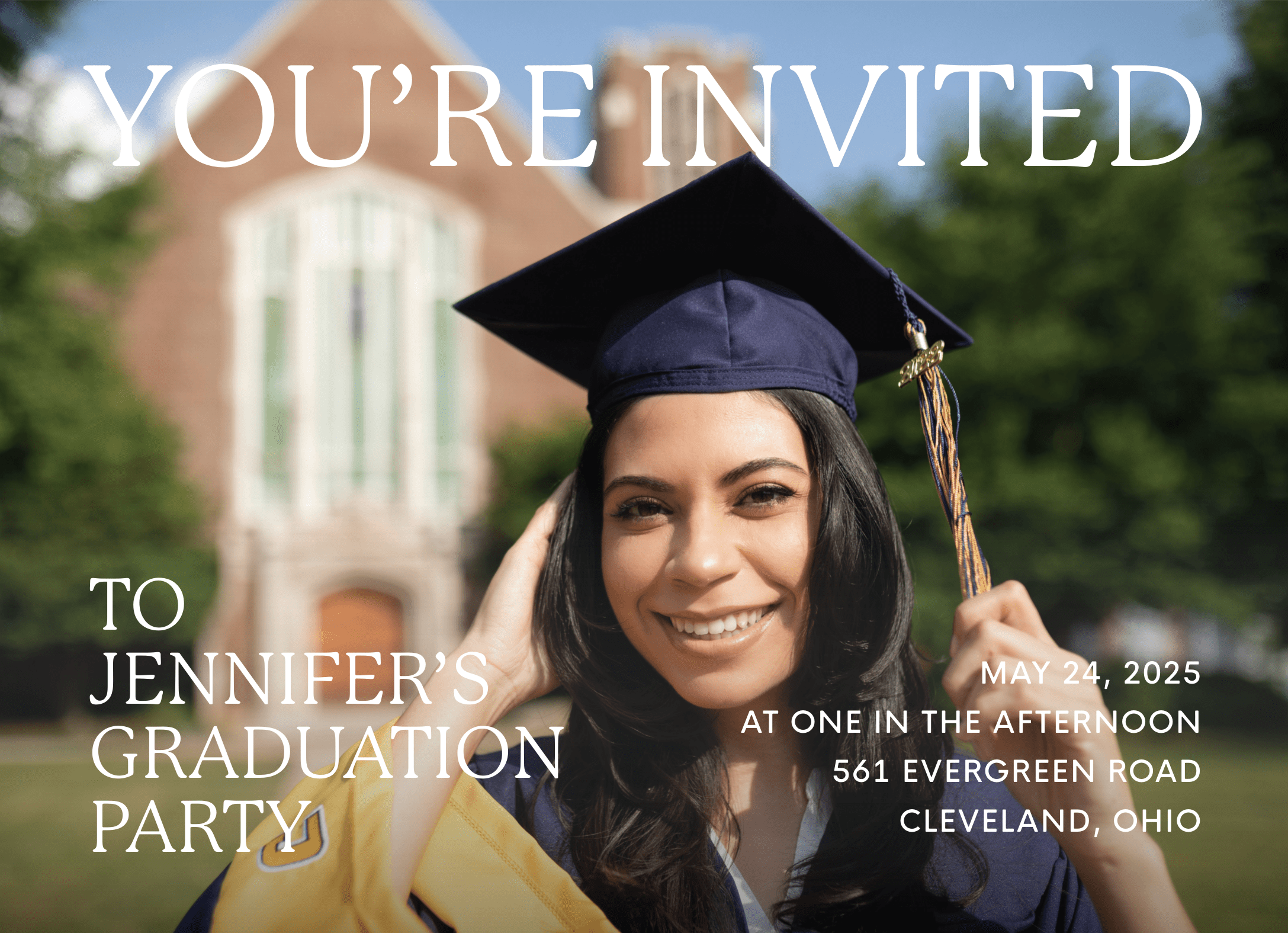 Custom Graduation Party Horizontal by Postable | Postable