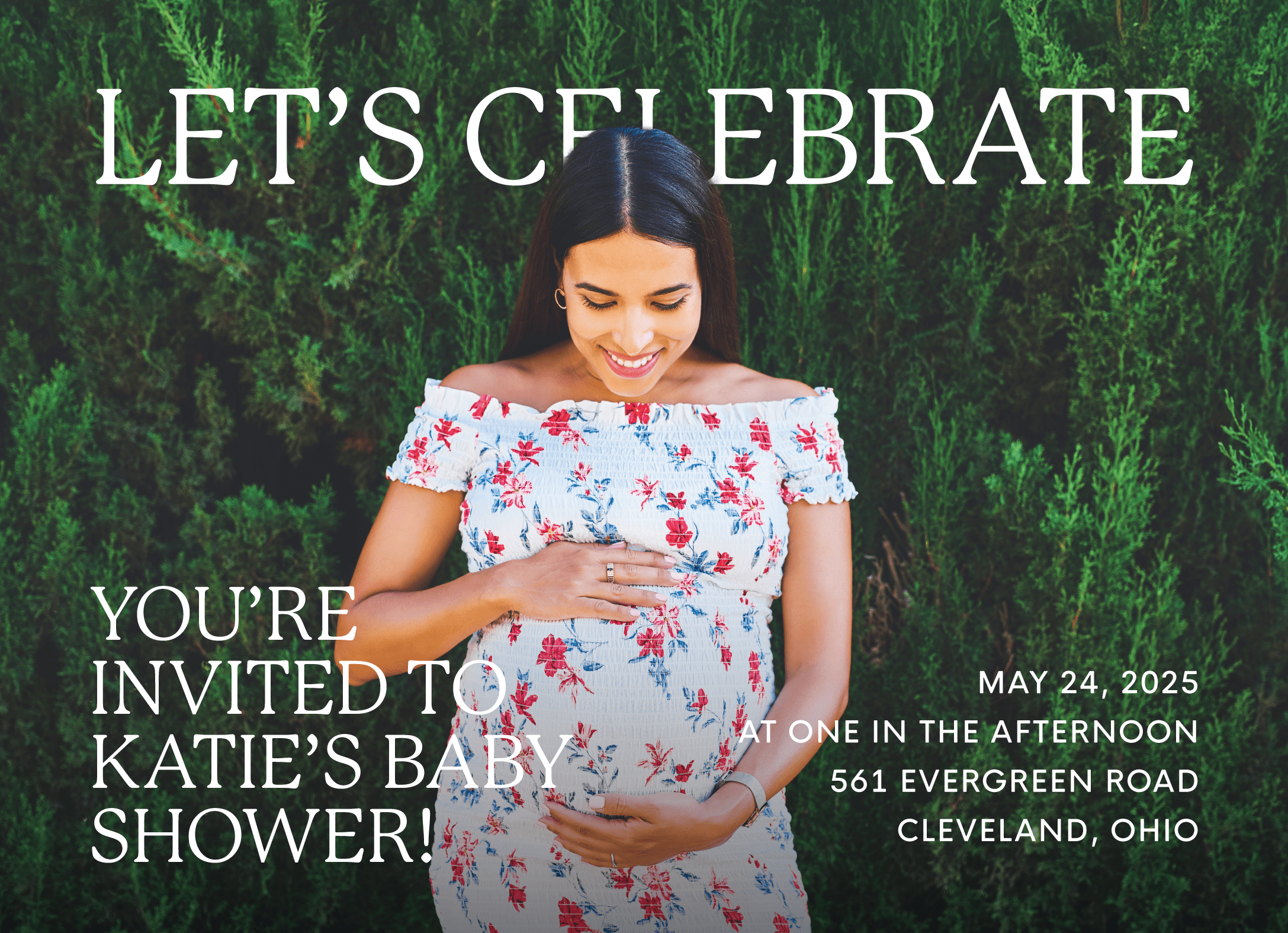 Custom Baby Shower Horizontal by Postable | Postable