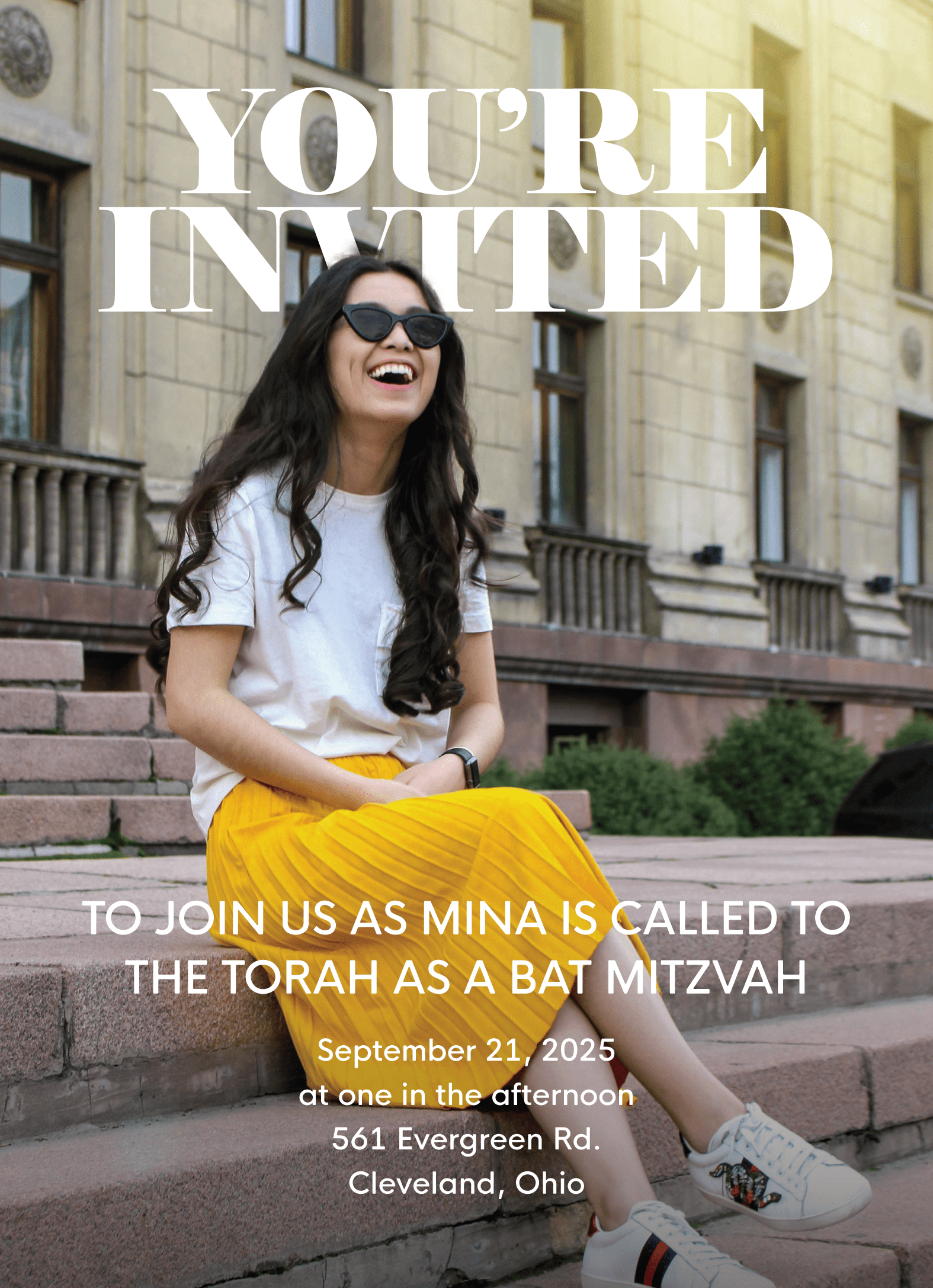 Classic Photo Mitzvah Party by Postable | Postable