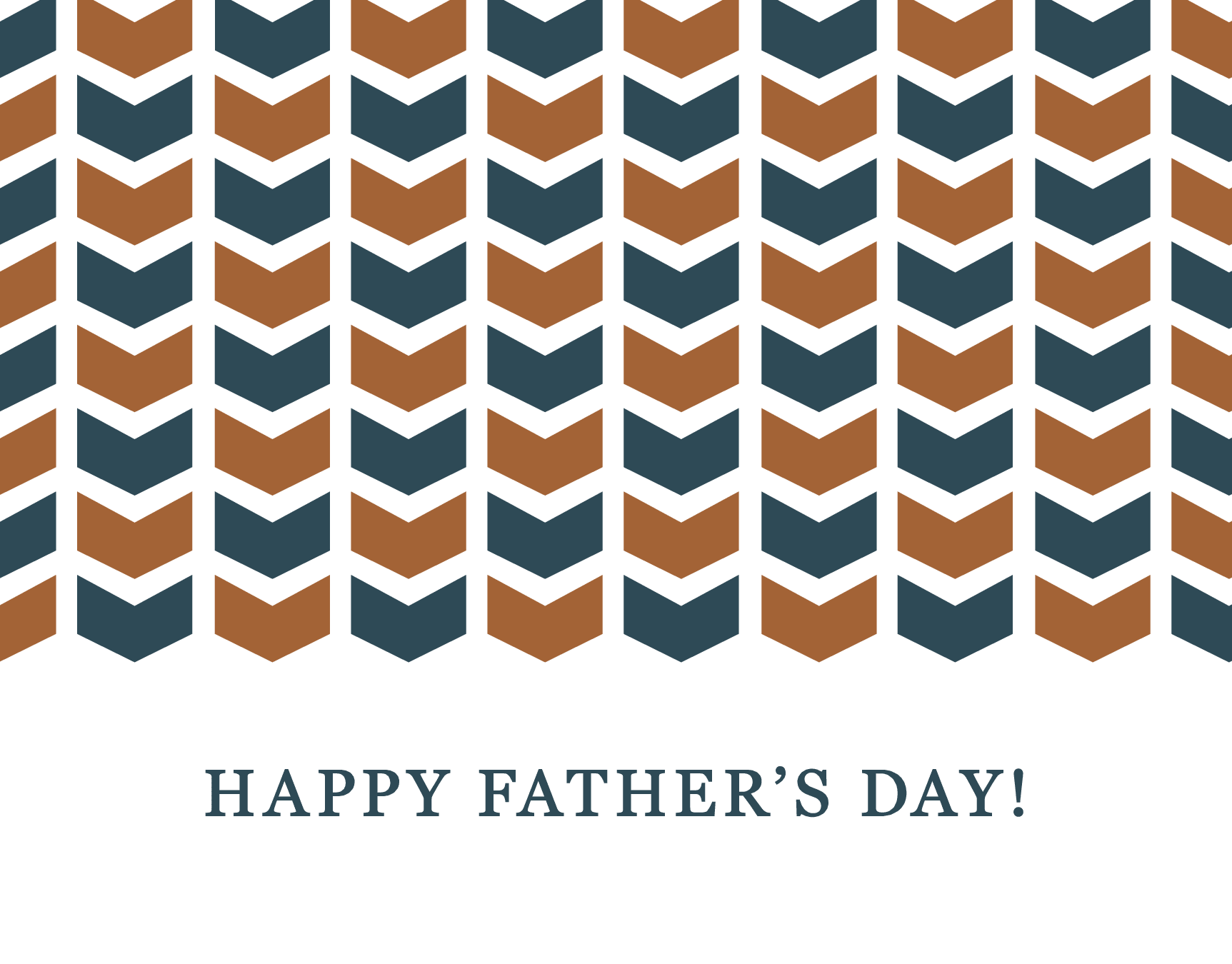 Arrow Pattern Father's Day by Postable | Postable