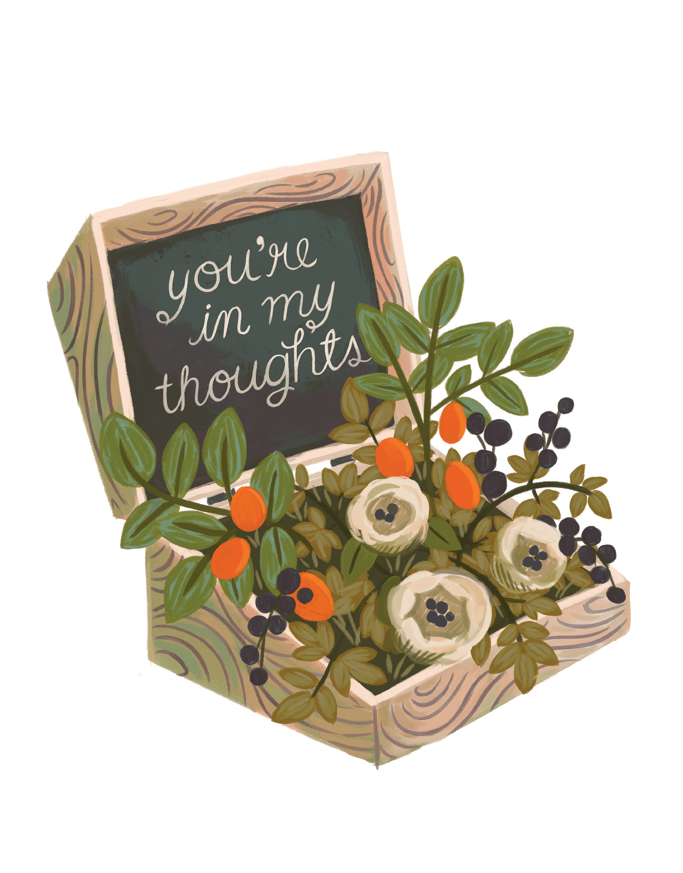 In My Thoughts by Quill and Fox | Postable