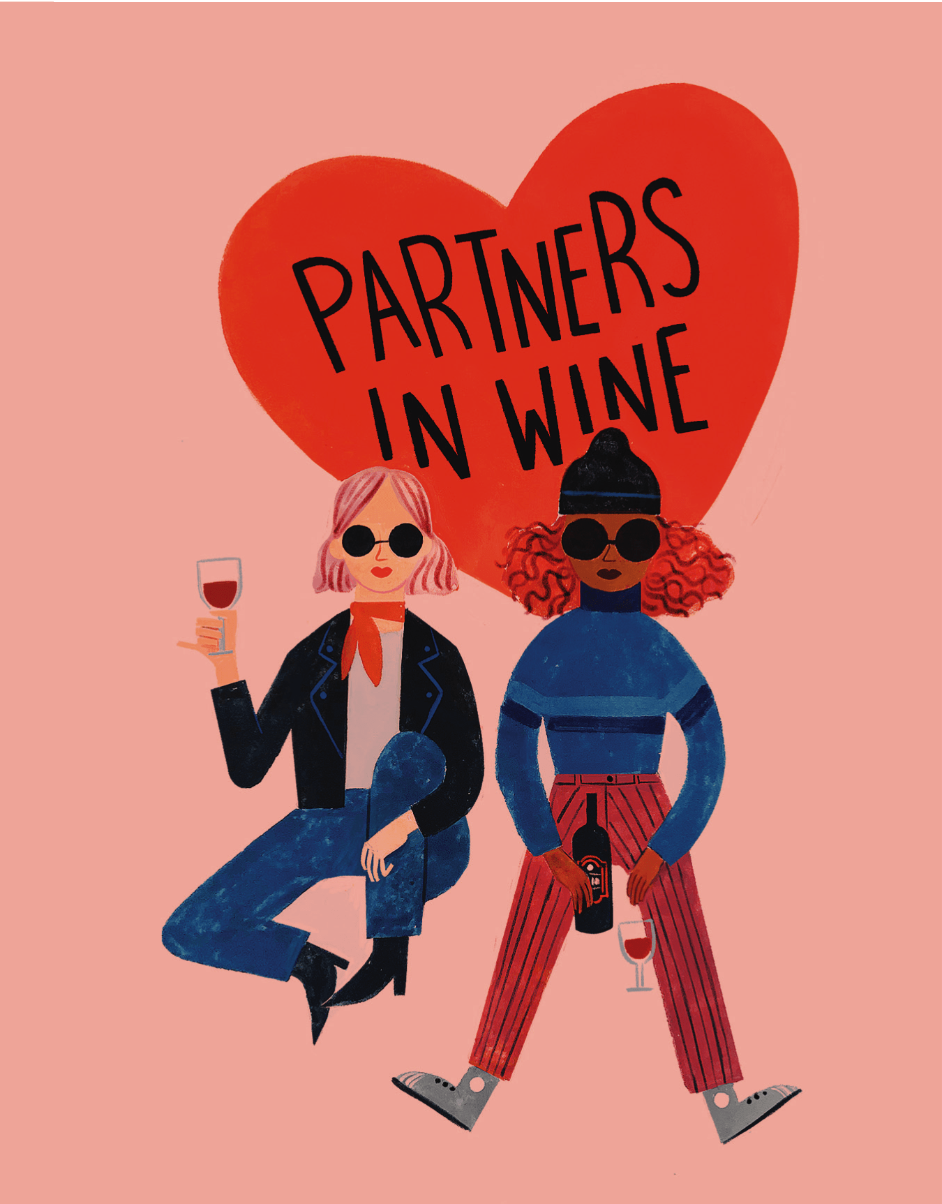 Partners In Wine by Quill and Fox | Postable