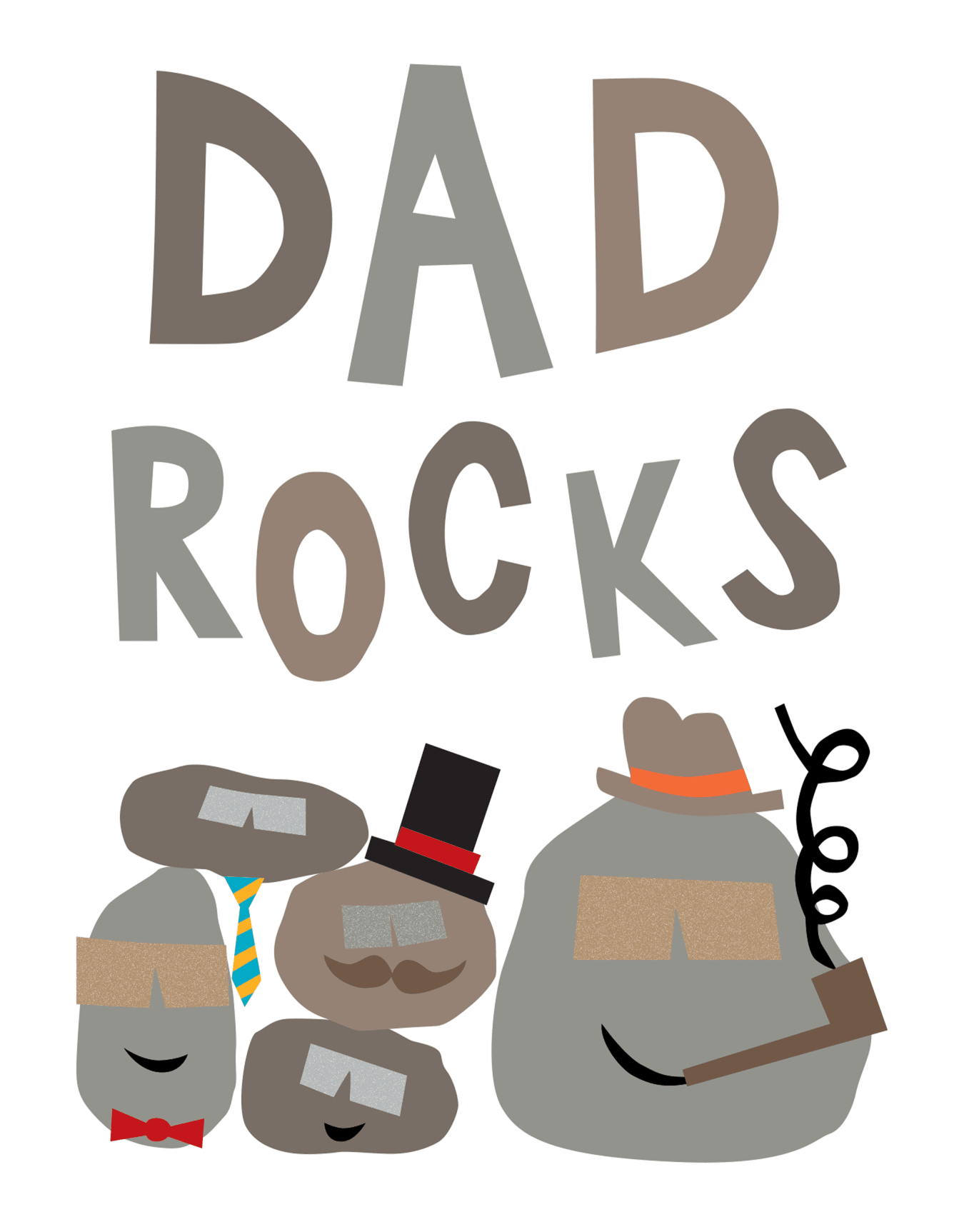 Dad Rocks by R. Nichols | Postable