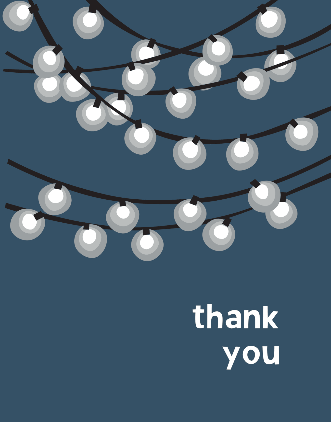 Thank You Lights by R. Nichols | Postable