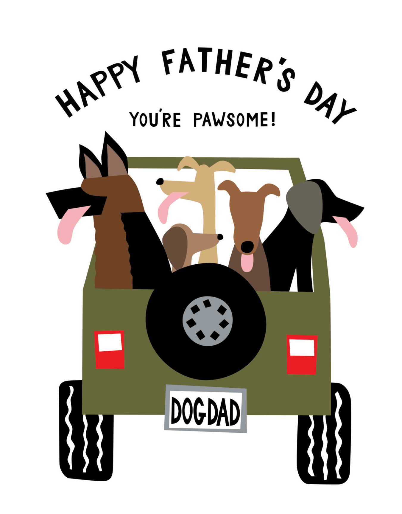 Dog Dad Car by R. Nichols | Postable