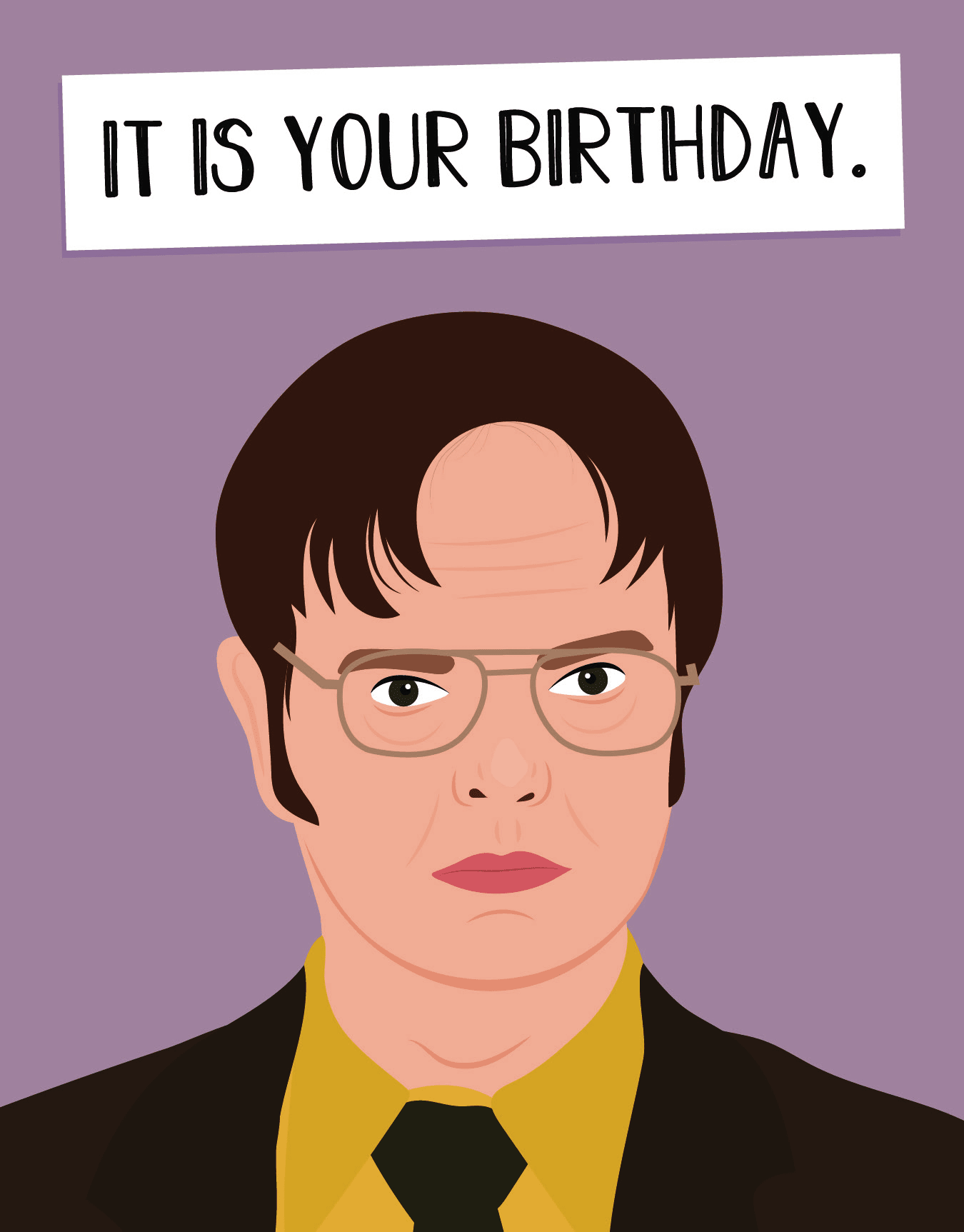 Dwight Birthday by Rumble Cards | Postable