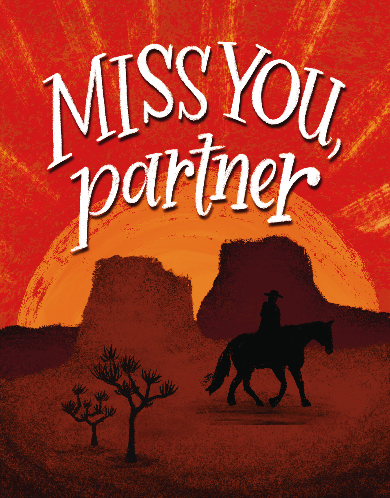 Miss You Partner by Robin Soltis | Postable