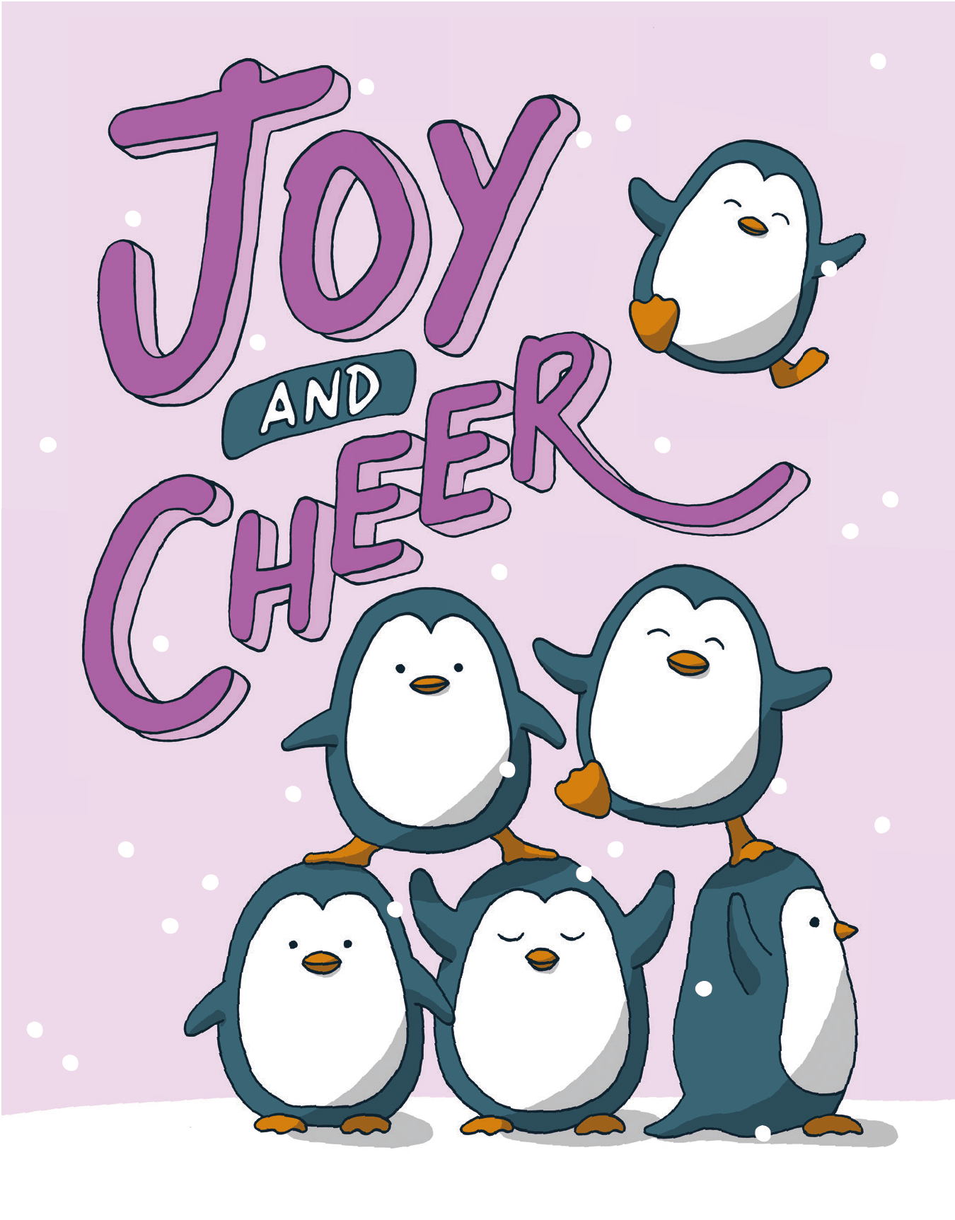 Joy And Cheer by Semi Sweet Press | Postable