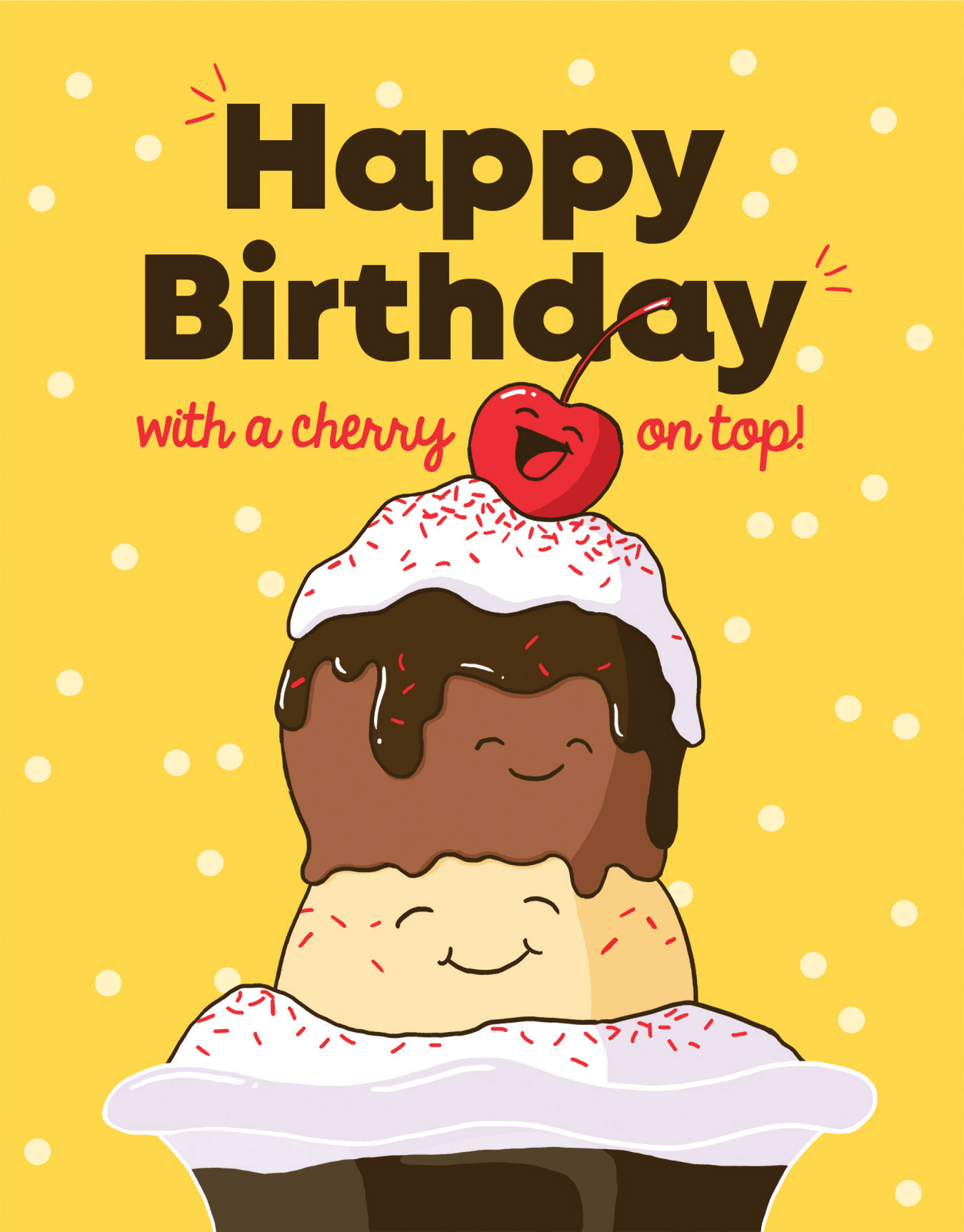 Birthday Sundae by Semi Sweet Press | Postable
