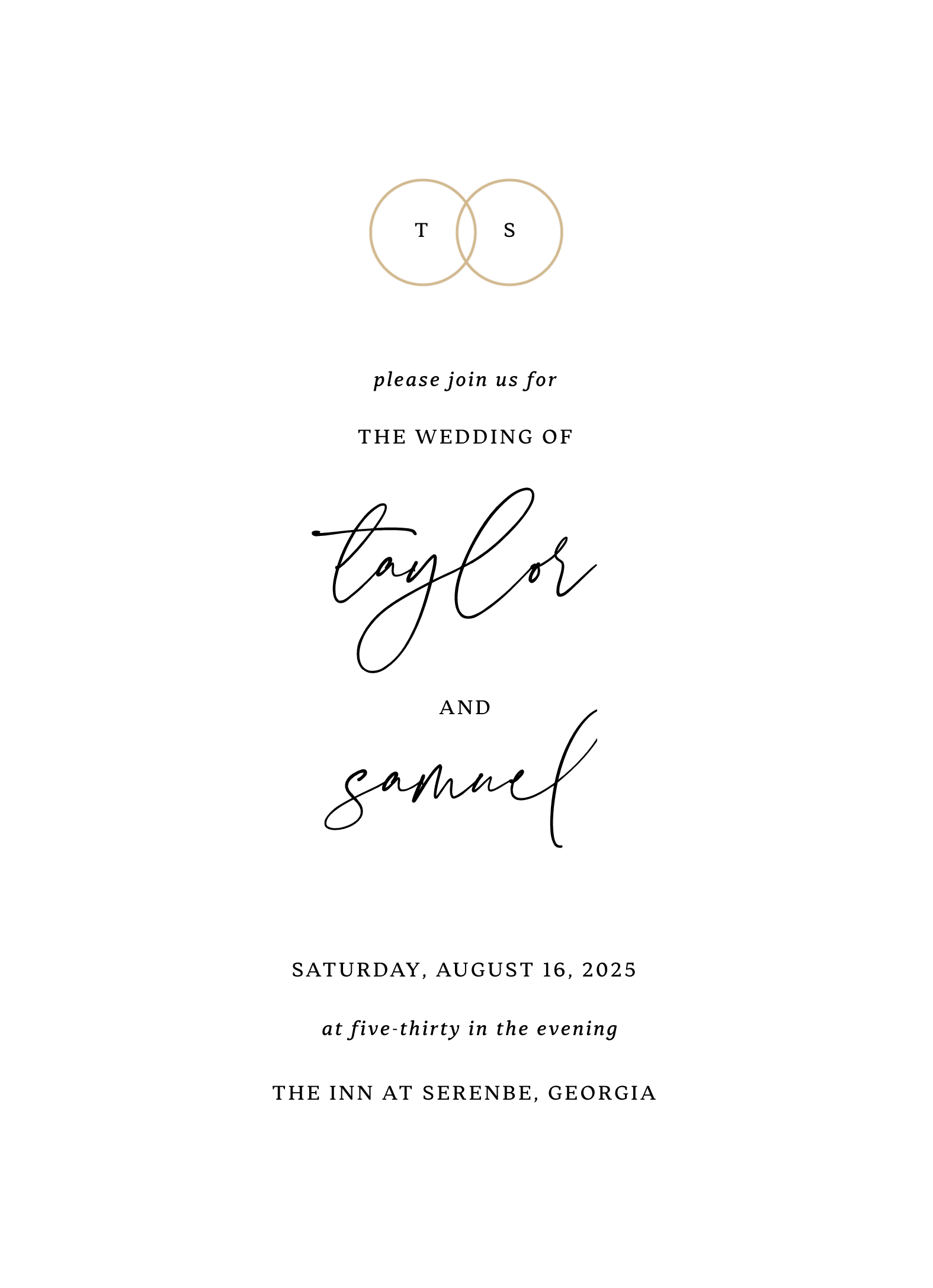 With These Rings Invite by Shari Margolin | Postable